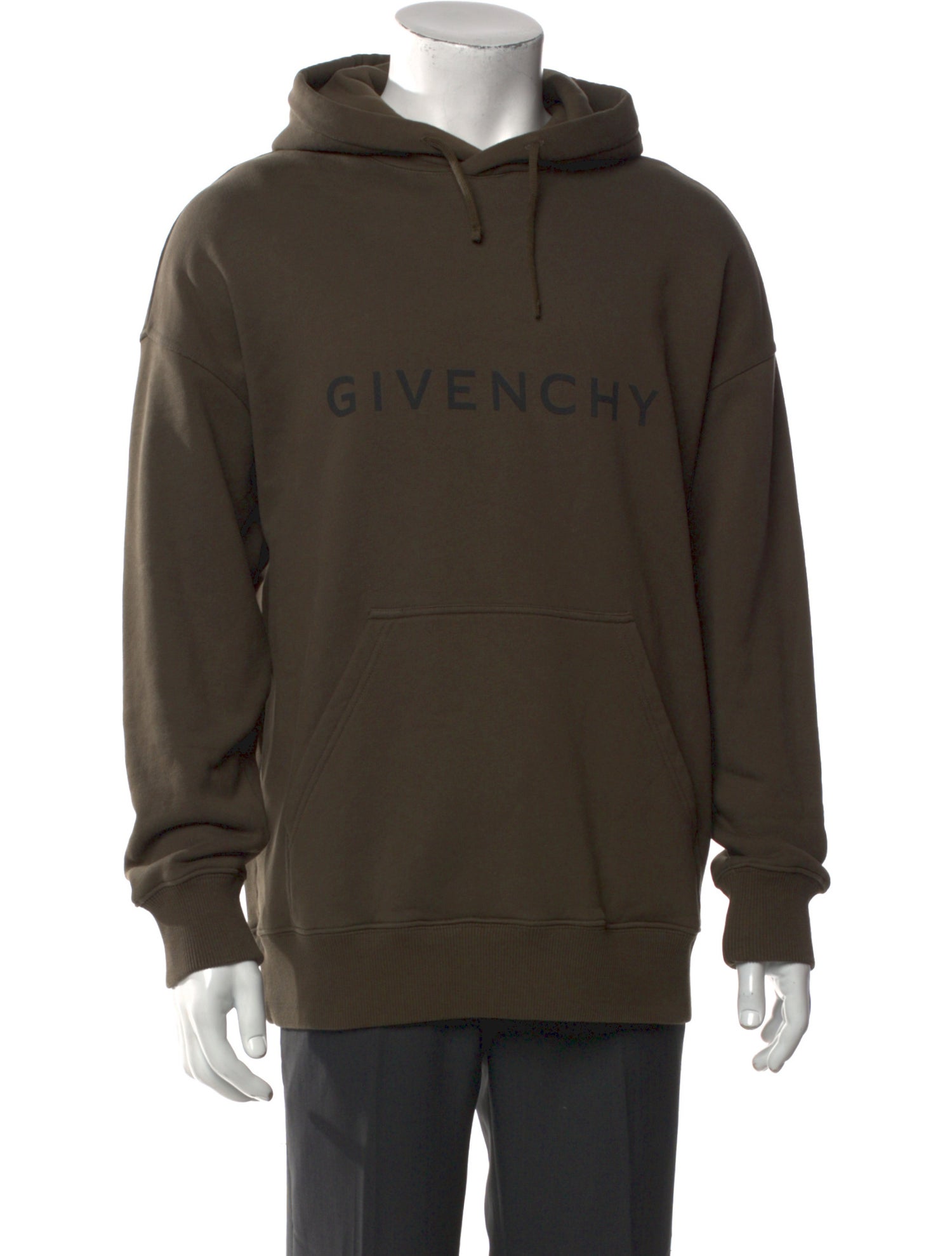Givenchy Graphic Print Crew Neck Hoodie - Green Sweatshirts & Hoodies ...