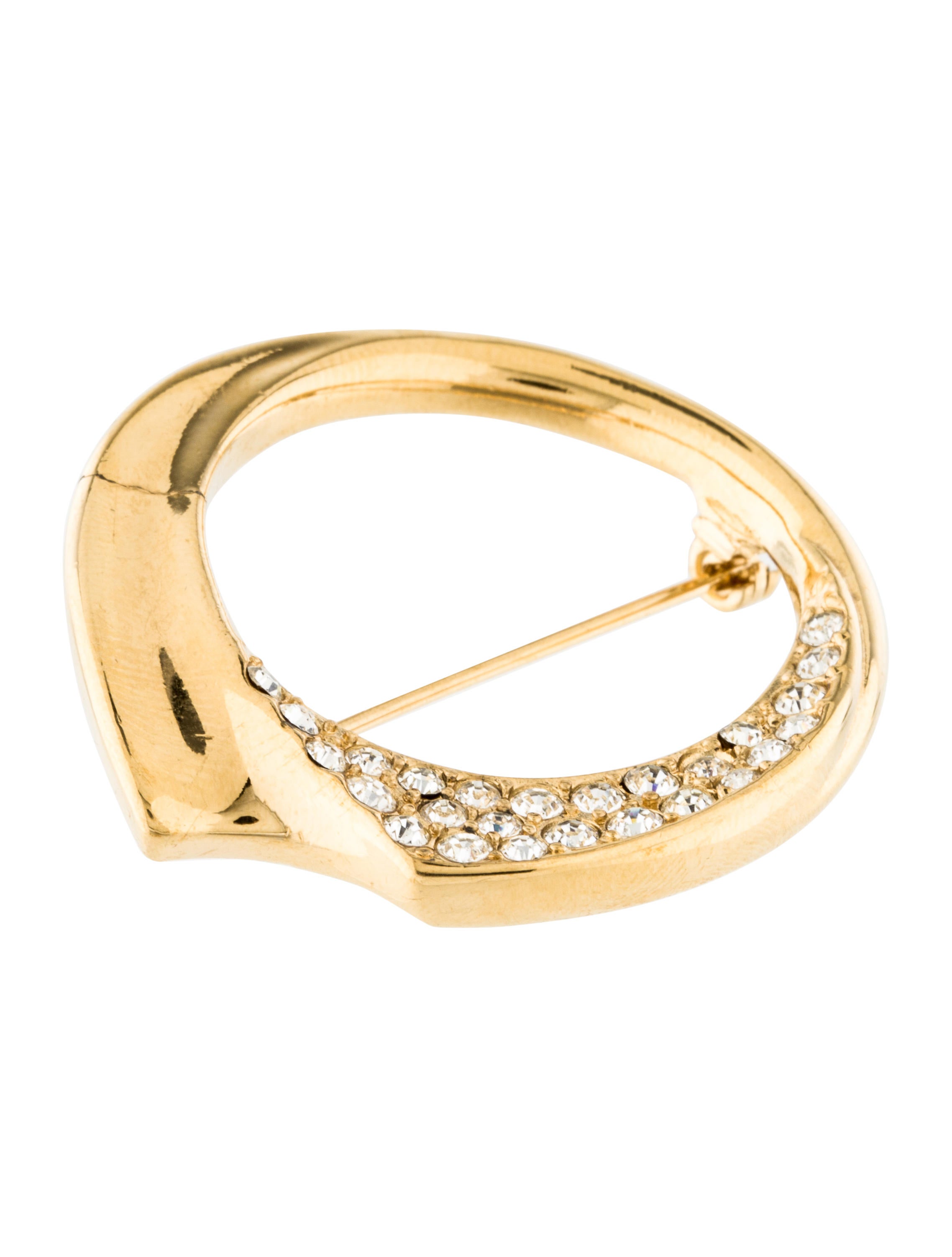 Givenchy Round Crystal Brooch - Brooches - GIV39834 | The RealReal