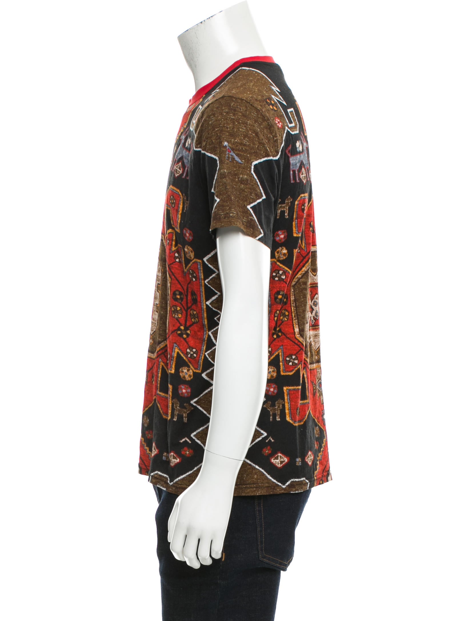 Givenchy 2015 Persian Print T-Shirt - Black T-Shirts, Clothing ...