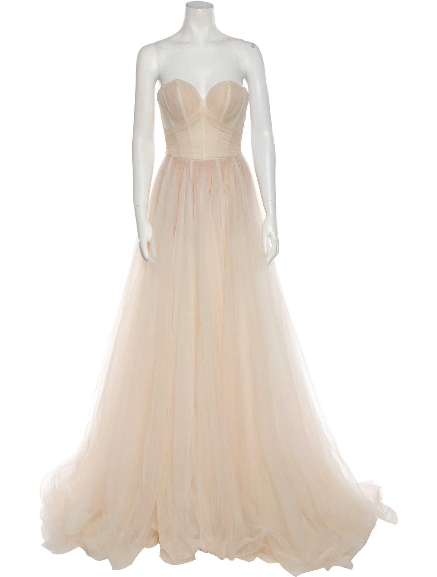 Galia Lahav Haute Couture Strapless Long Dress - Neutrals Dresses ...