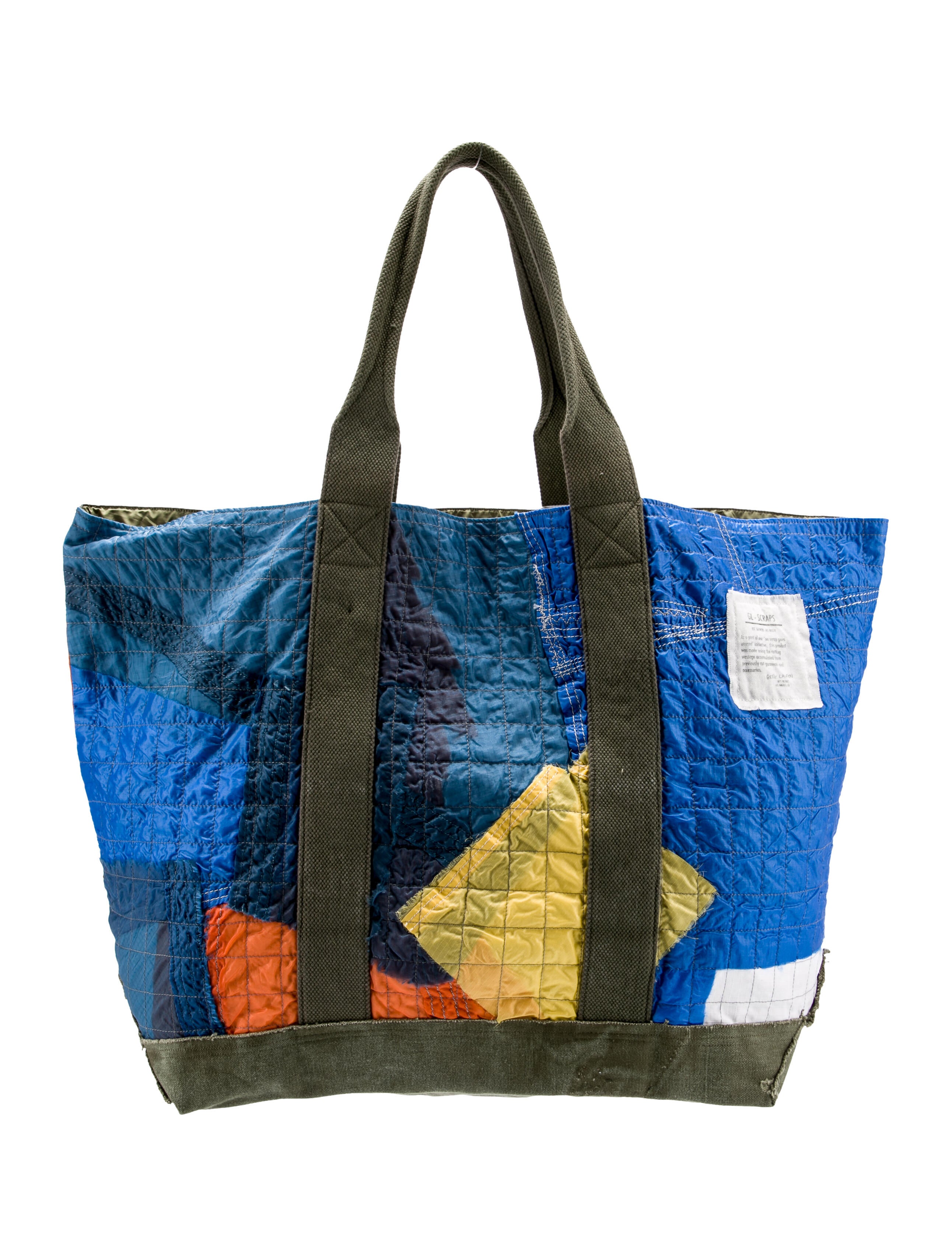 Greg Lauren Nylon Tote w/ Tags - Blue Totes, Bags - GLN25512 | The RealReal