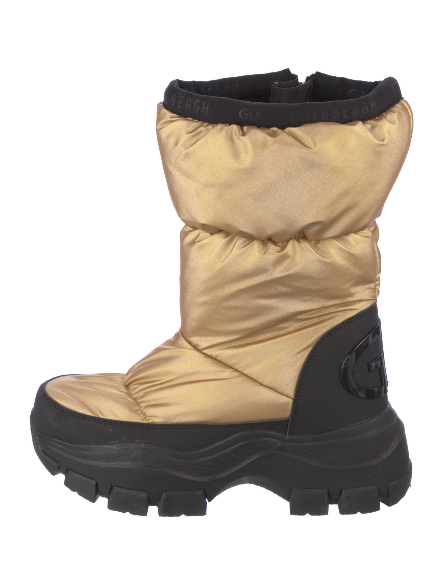 Goldbergh Printed Rain Boots - Gold Boots, Shoes - GOLDB20616 | The RealReal