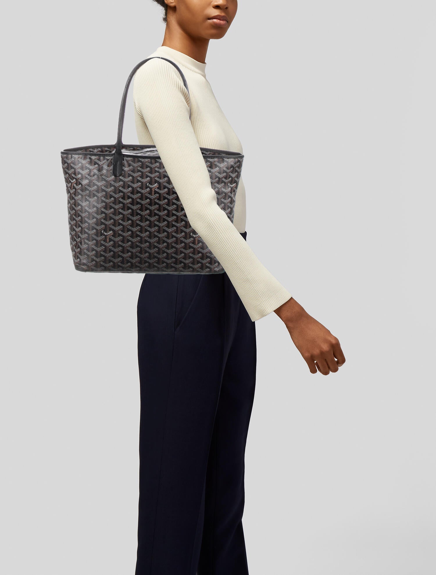 Goyard Goyardine Artois PM Tote Bag - Black Totes, Handbags - GOY34673 ...