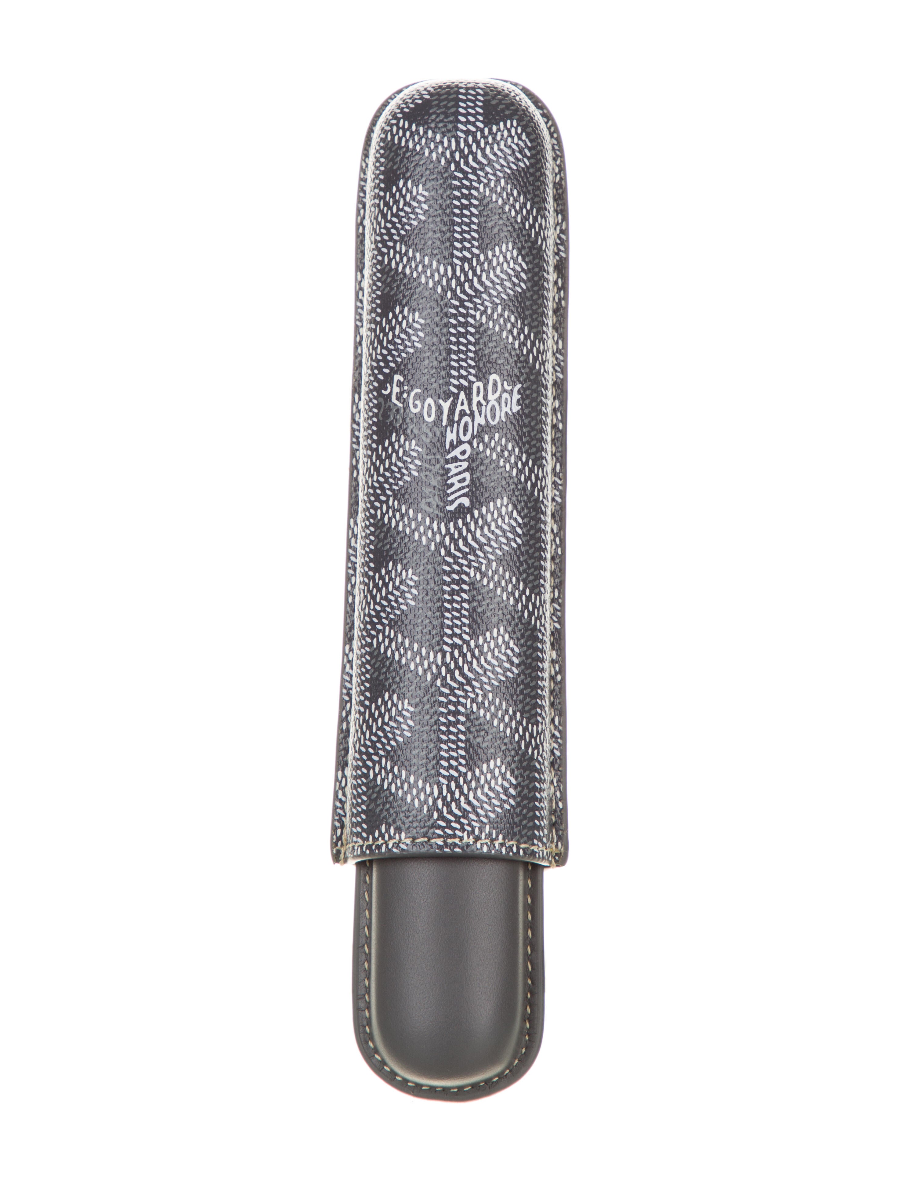 Goyard Goyardine Churchill Single Cigar Case - Grey Tech & Travel ...