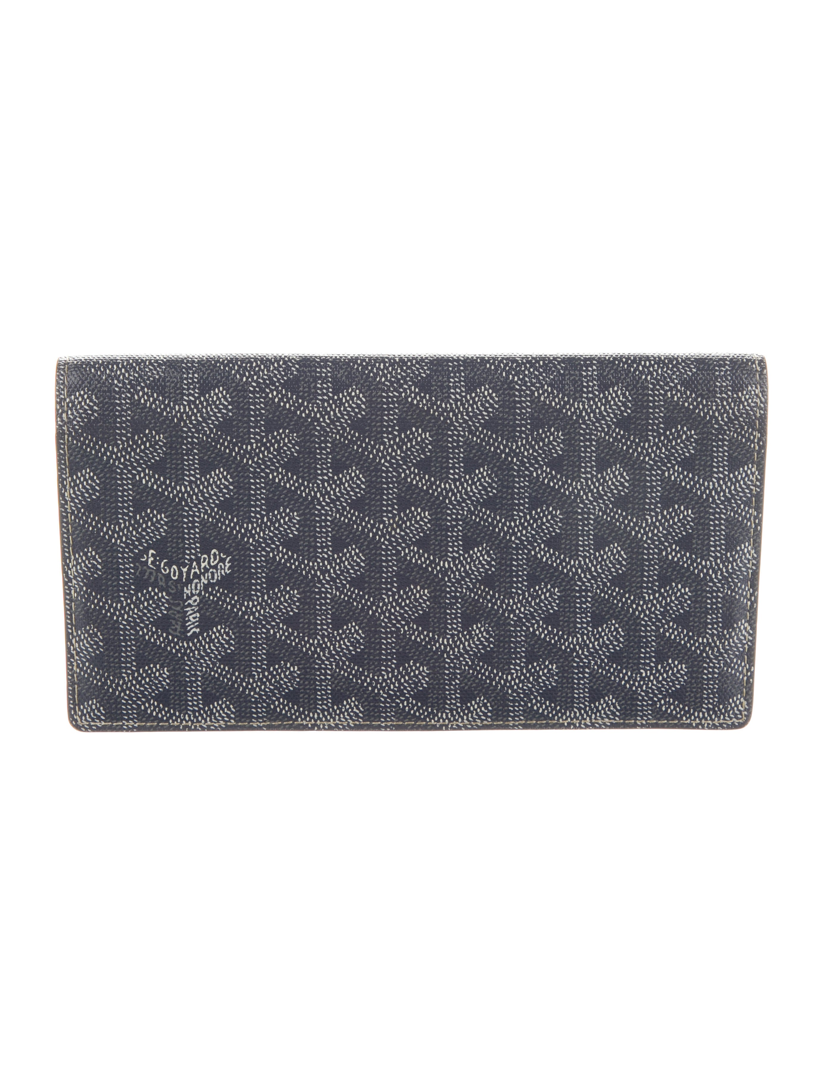Goyard Richelieu Goyardine Continental Wallet - Blue Wallets ...