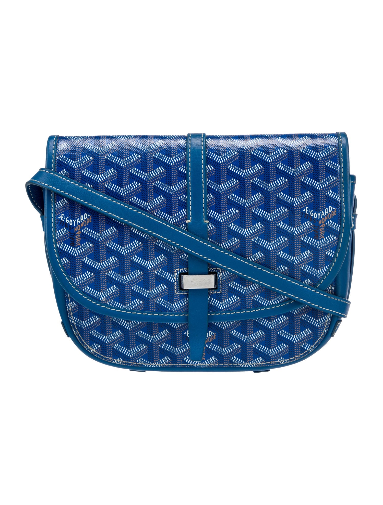 Goyard Goyardine Belvedere II PM - Blue Crossbody Bags, Handbags ...