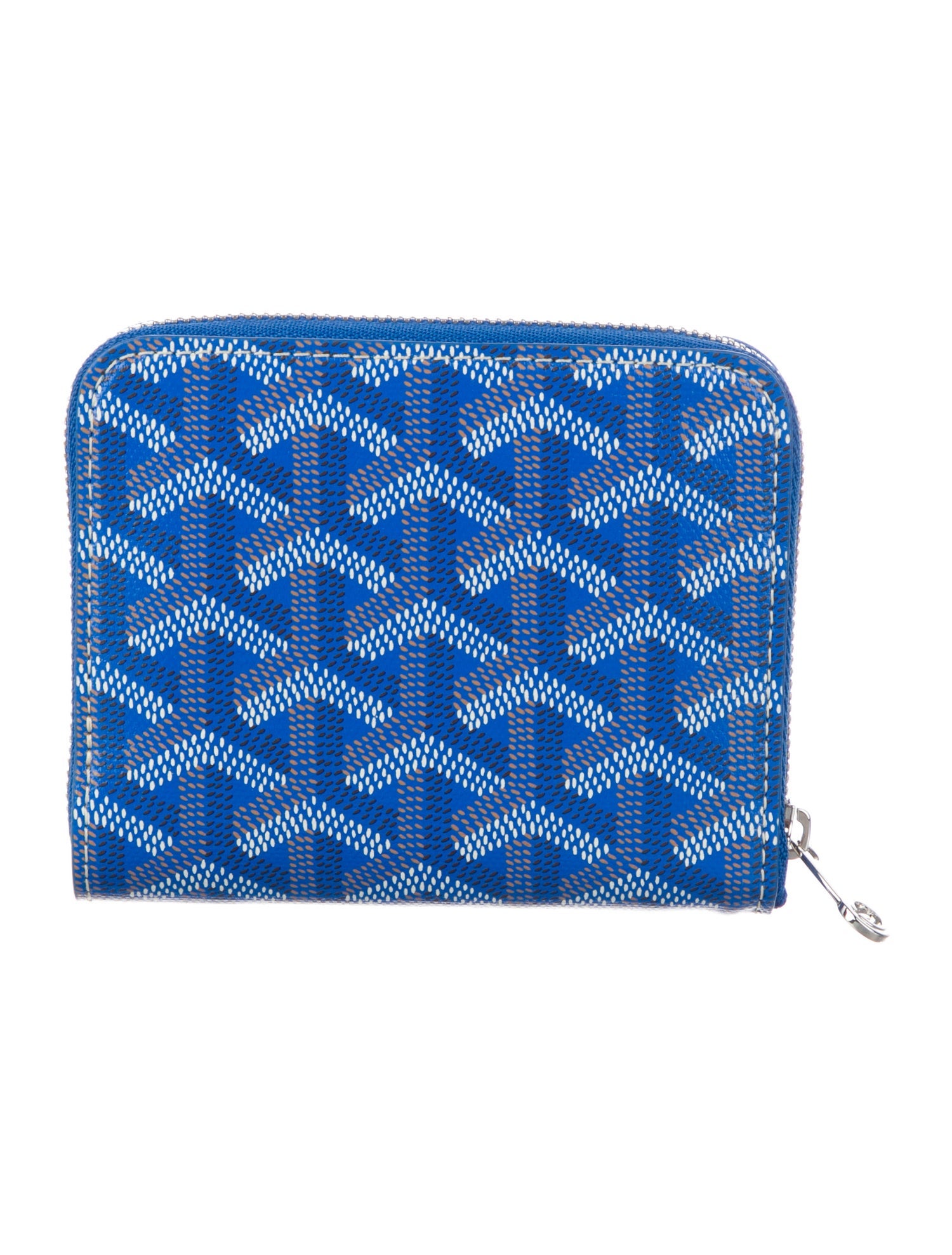 Goyard 2021 Goyardine Compact Wallet w/ Tags - Blue Wallets ...
