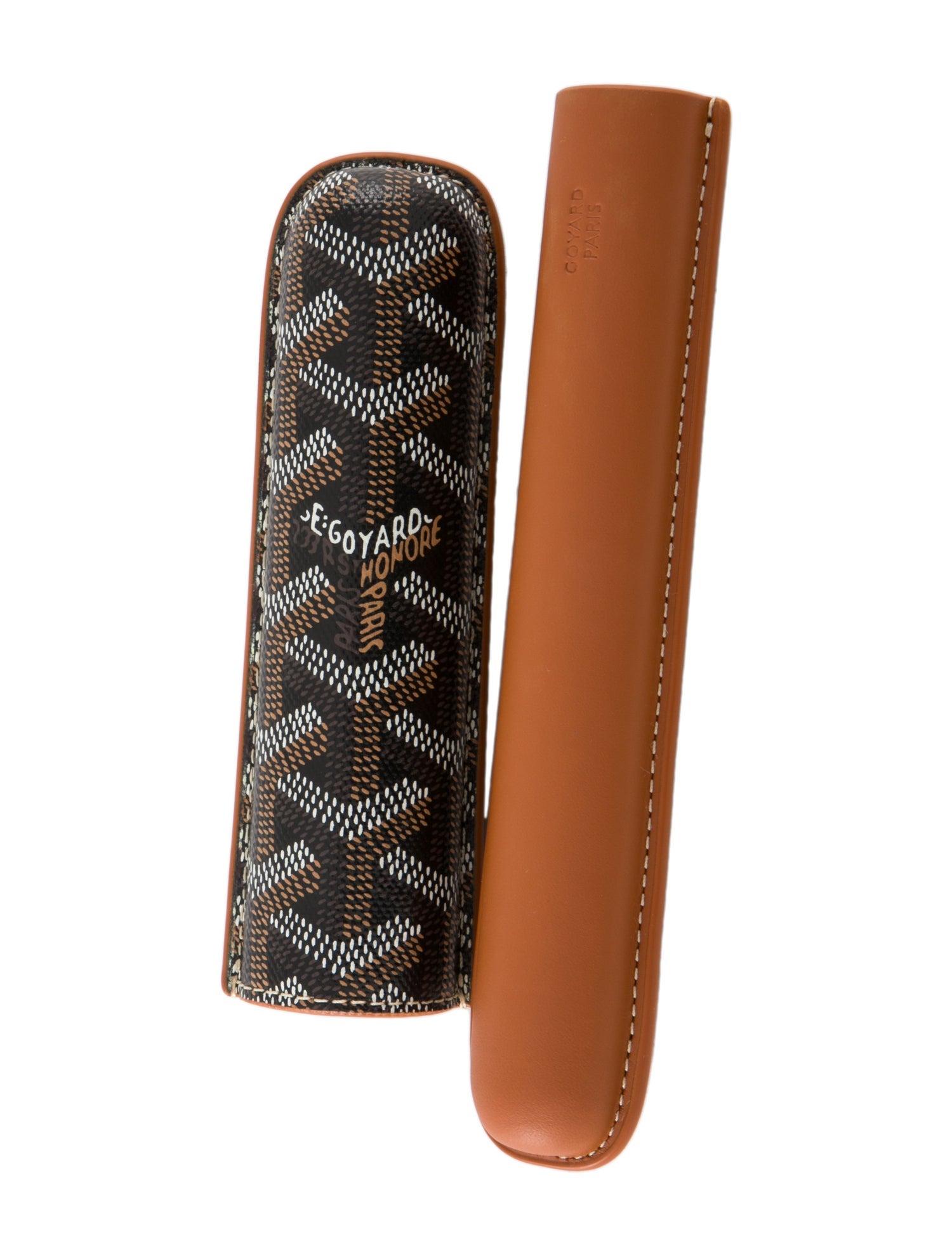 Goyard Goyardine Churchill Single Cigar Holder - Black Tech & Travel ...