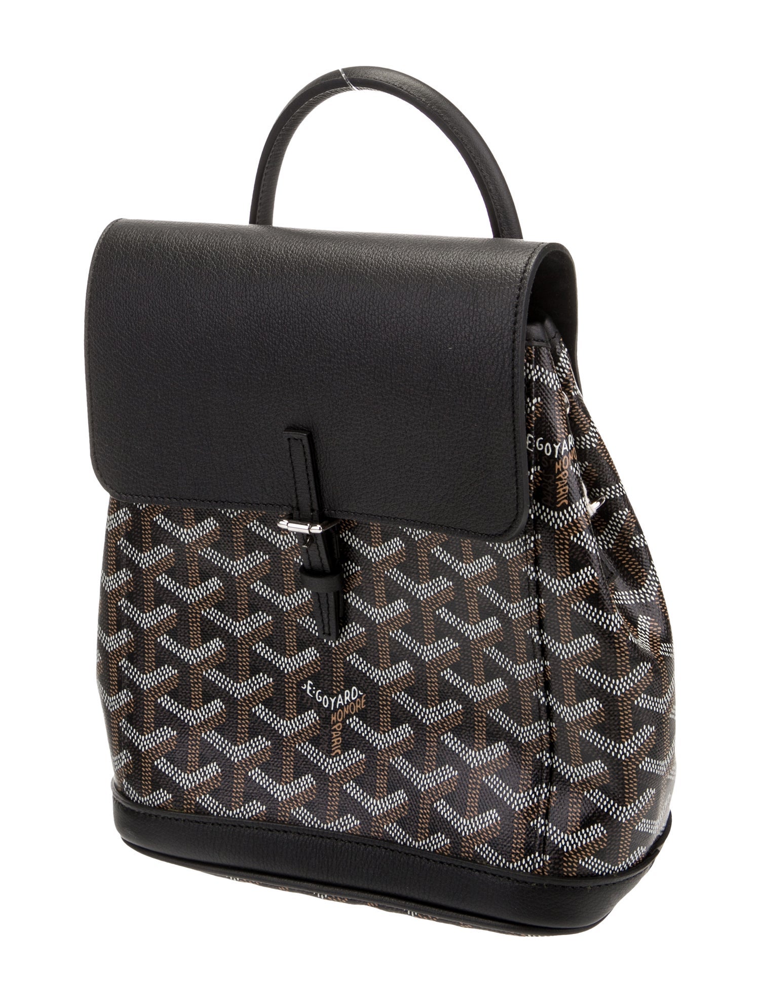 Goyard 2023 Goyardine Alpine Mini w/Tags - Black Backpacks, Handbags ...