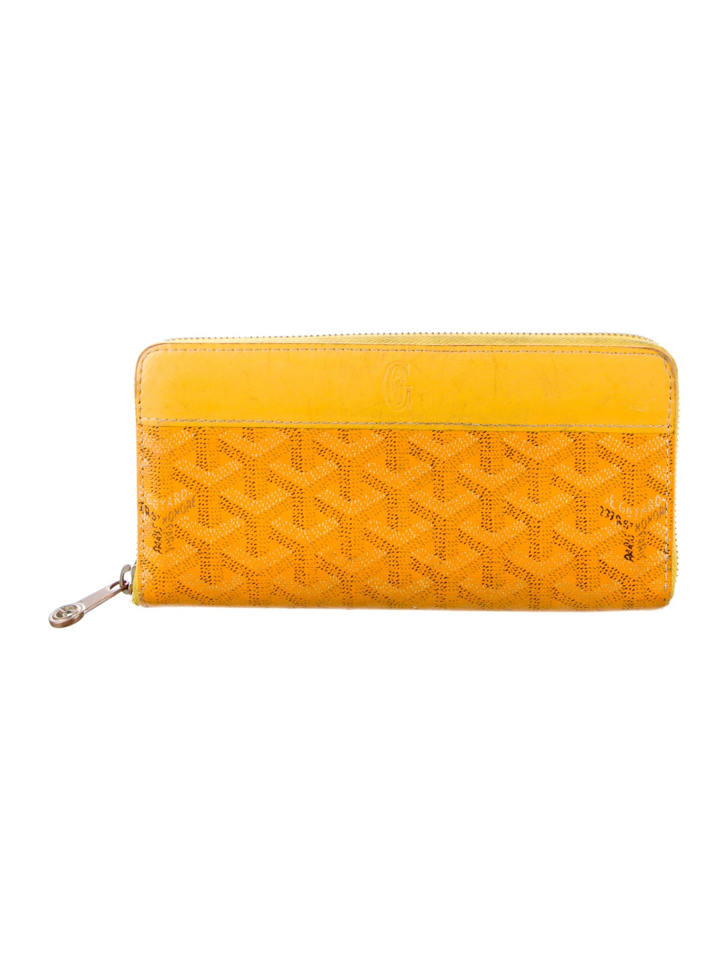 Goyard Printed Continental Wallet - Yellow Wallets, Accessories ...