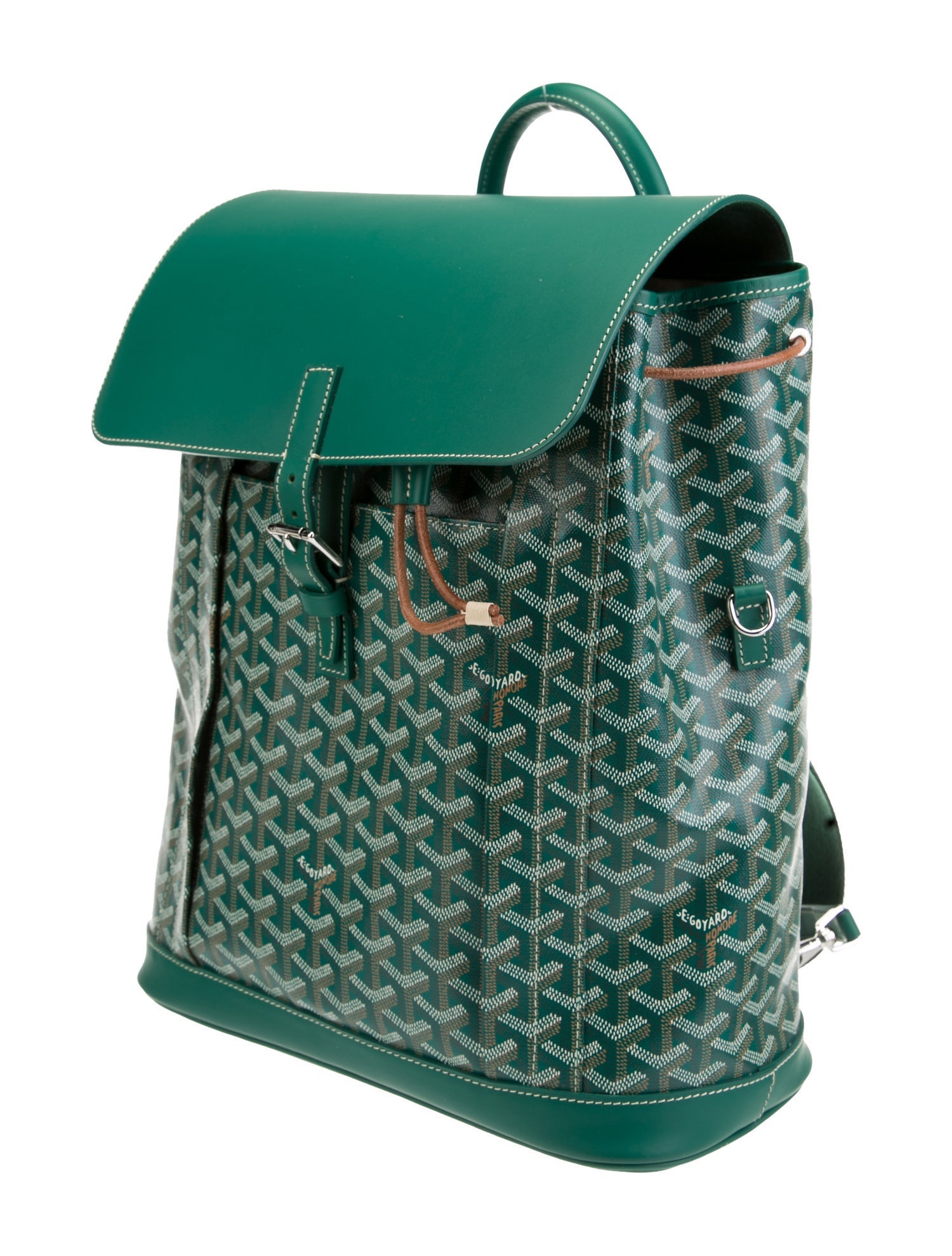 Goyard Goyardine Alpin Backpack - Green Backpacks, Handbags - GOY42368 ...