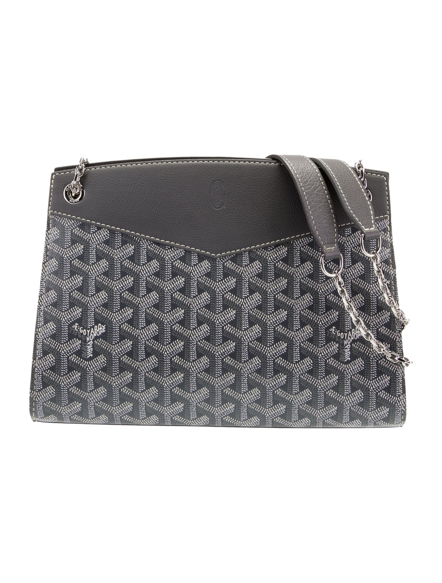 Goyard Goyardine Sac Rouette PM - Grey Shoulder Bags, Handbags ...