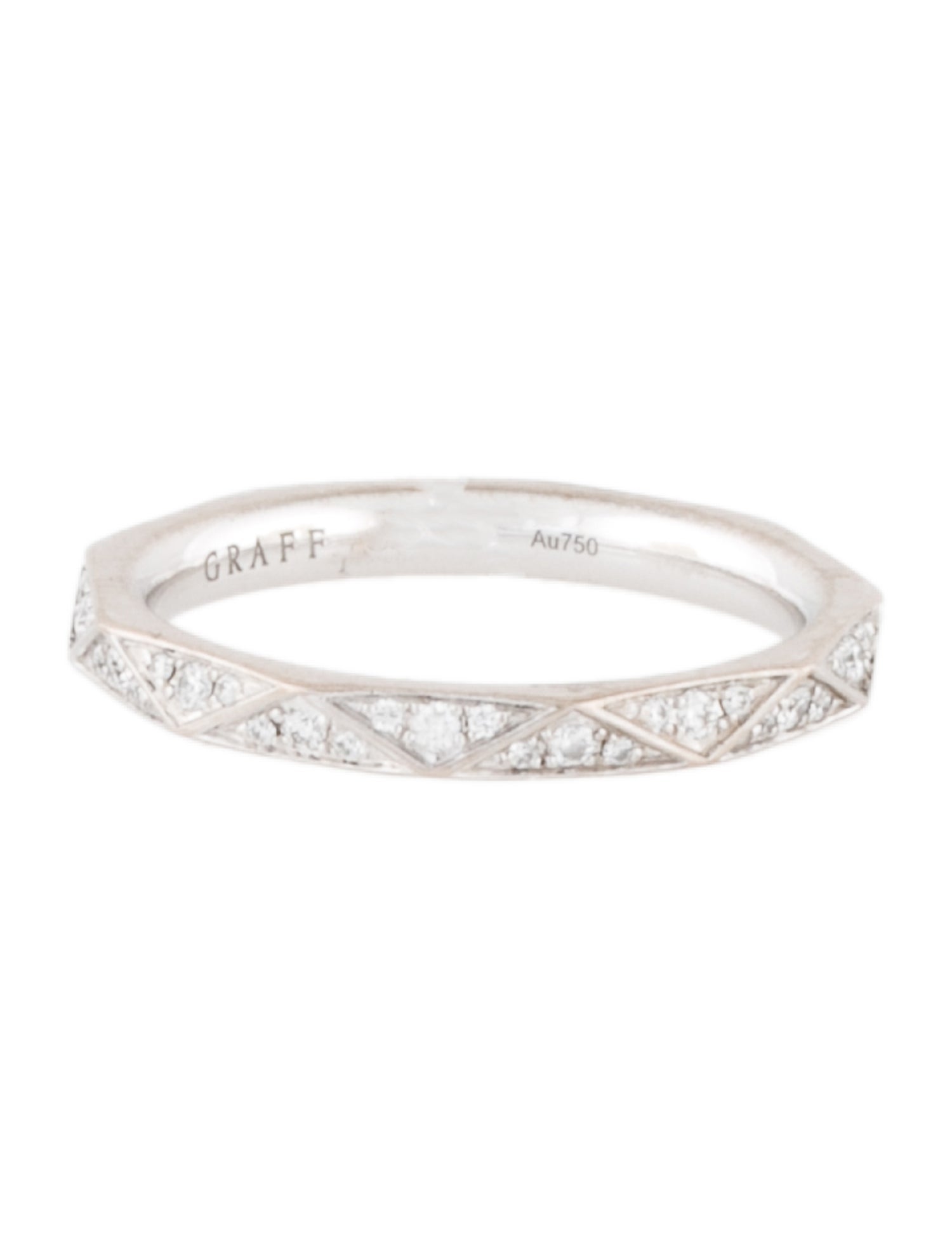 Graff 18K Diamond Laurence Graff Signature Ring - Rhodium-Plated 18K ...