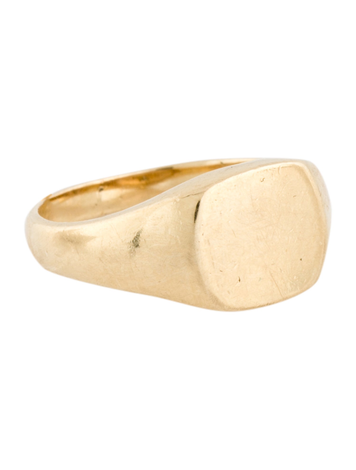 Grace Lee 14K Signet Ring - 14K Yellow Gold Signet Ring, Rings - GRACE20151 | The RealReal