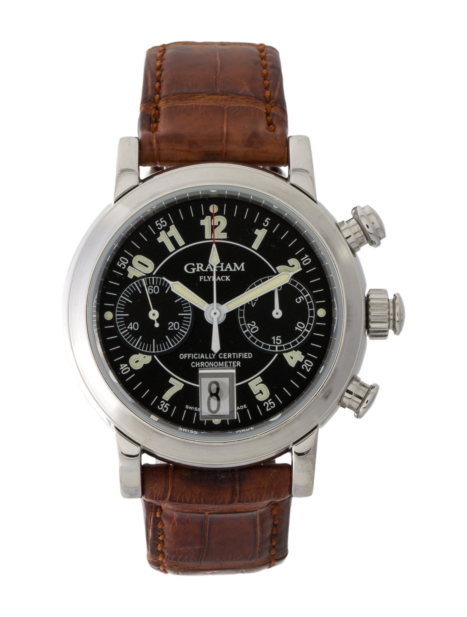 Graham Flyback Chronograph Watch - GRH20145 | The RealReal