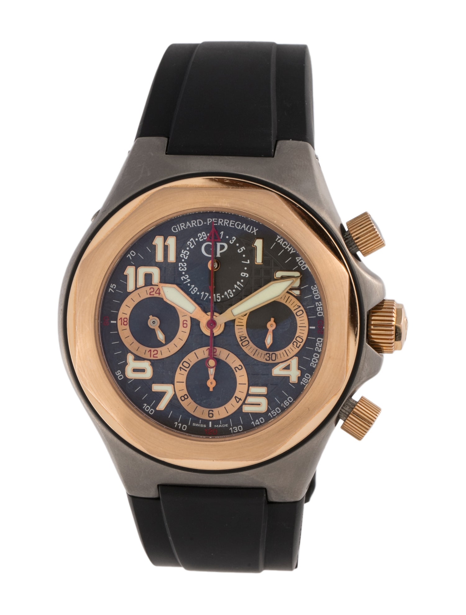 H.Stern Mirrored Octagon Watch - Blue - HST20223 | The RealReal