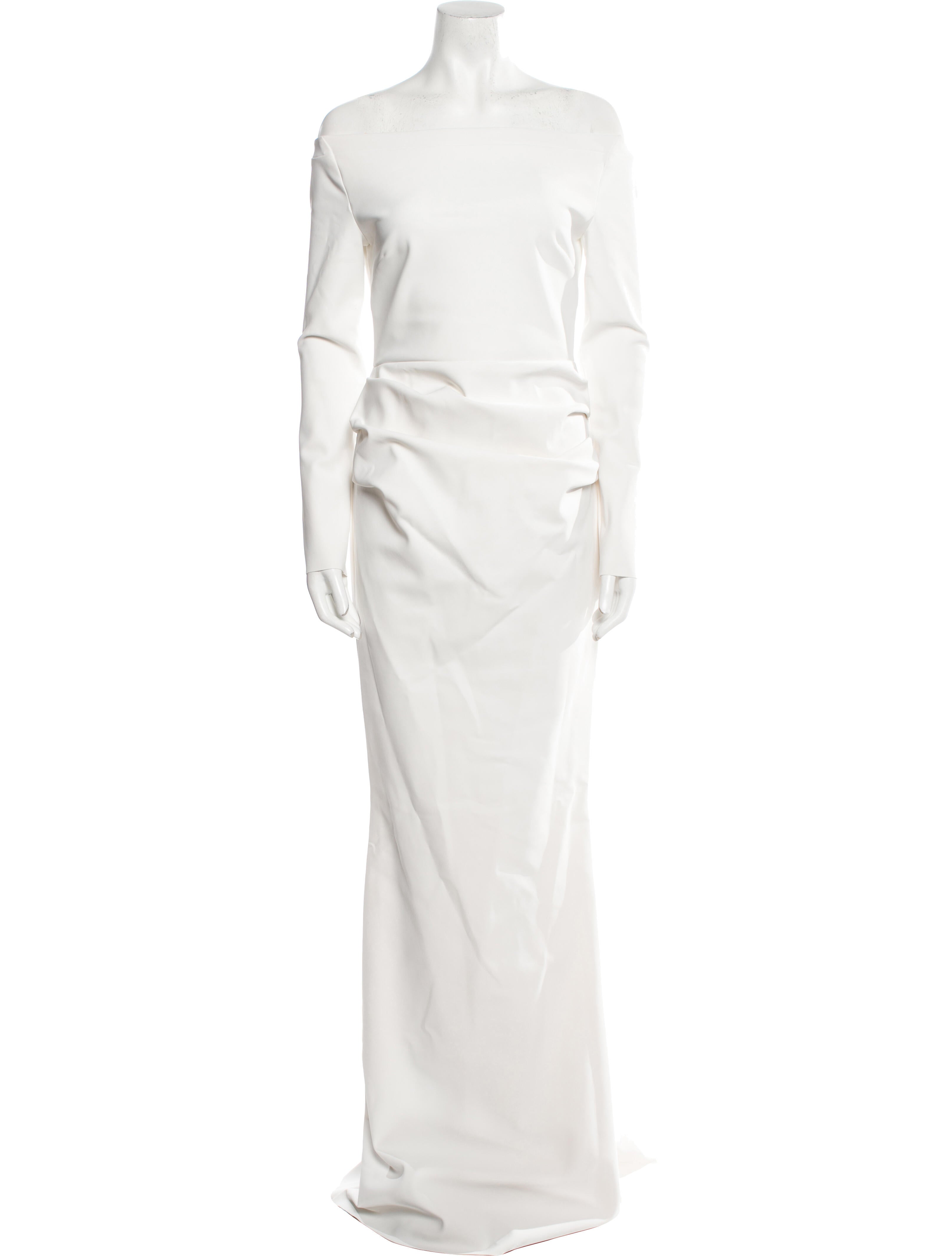 Greta Constantine Off-The-Shoulder Long Dress - White Dresses, Clothing ...