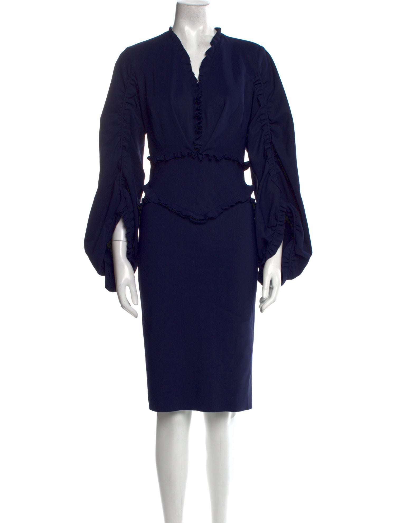 Greta Constantine Neoprene Knee-Length Dress - Blue Dresses, Clothing ...