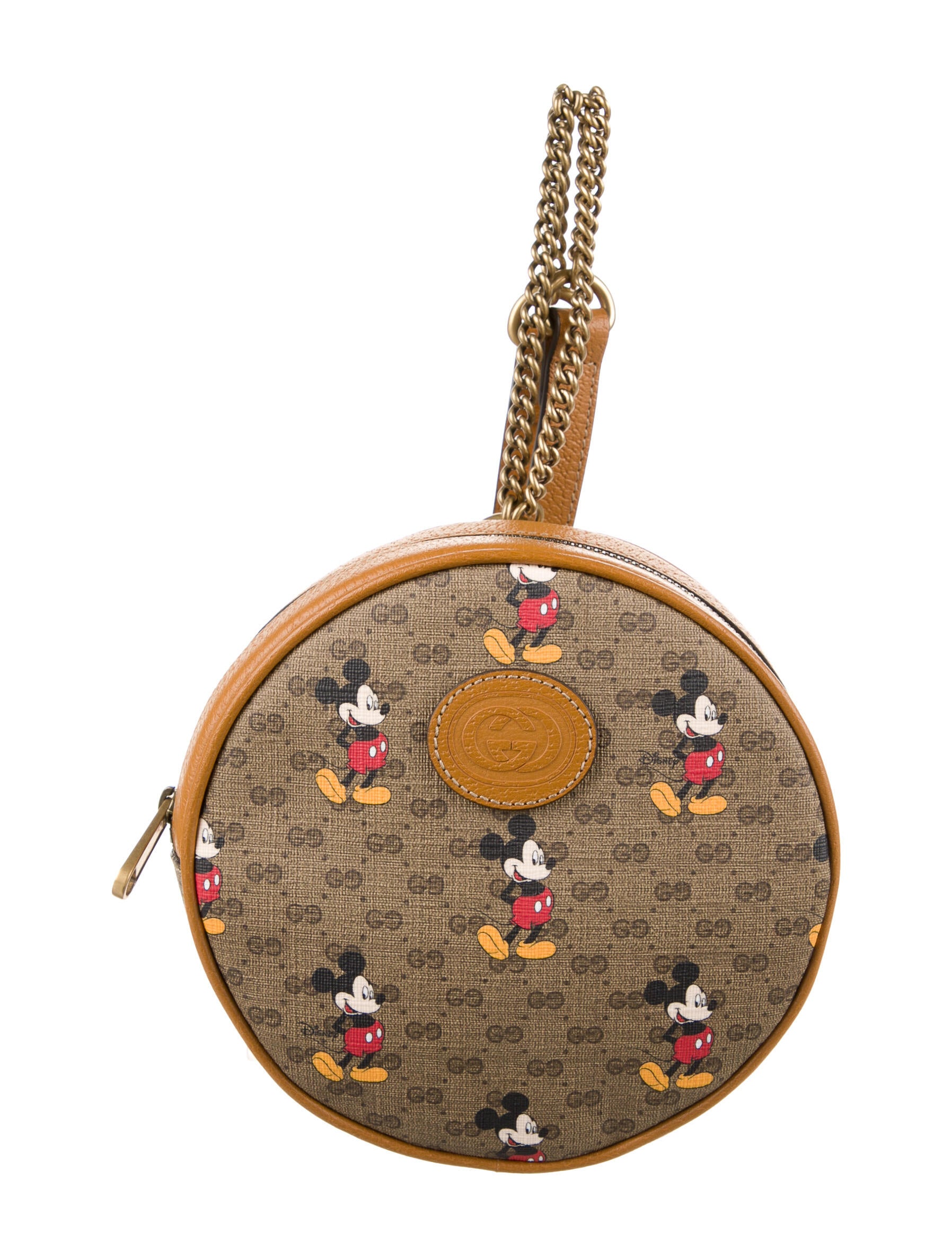 Gucci x Disney Micro GG Supreme Mickey Mouse Round Backpack - Black ...