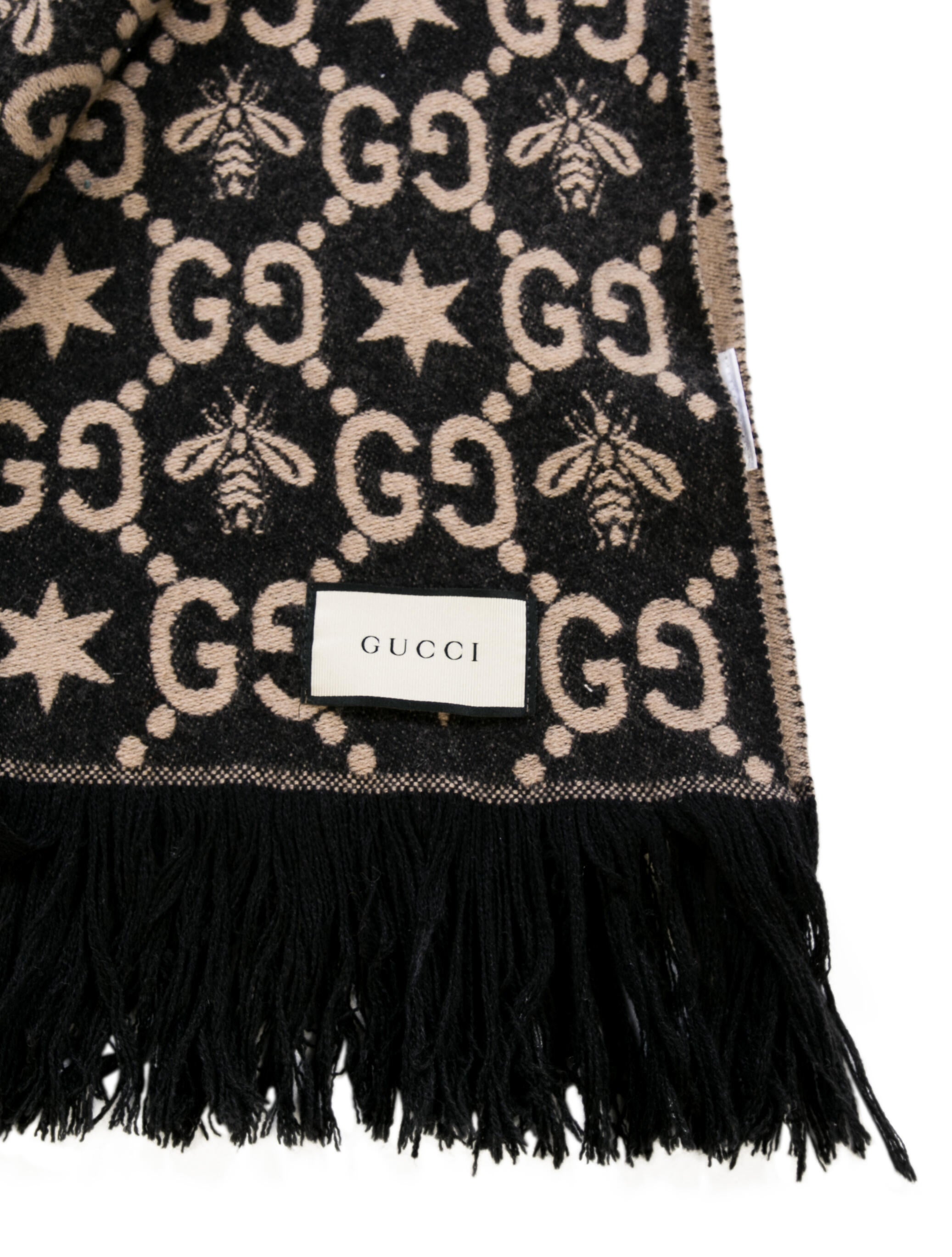 Gucci GG Pattern Throw - Black Throws, Pillows & Throws - GUC1005140 ...