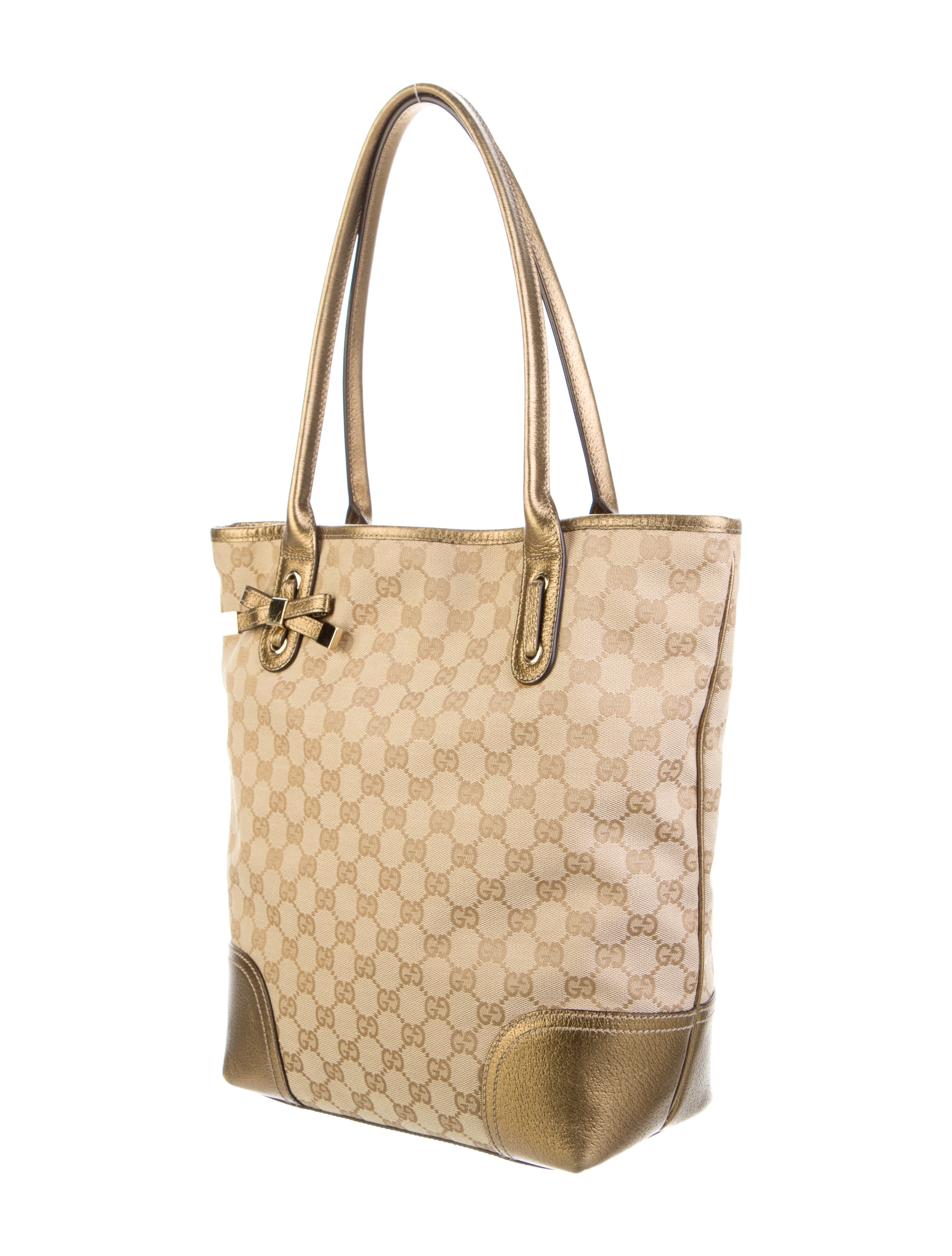 Gucci GG Canvas Medium Princy Tote - Neutrals Totes, Handbags ...
