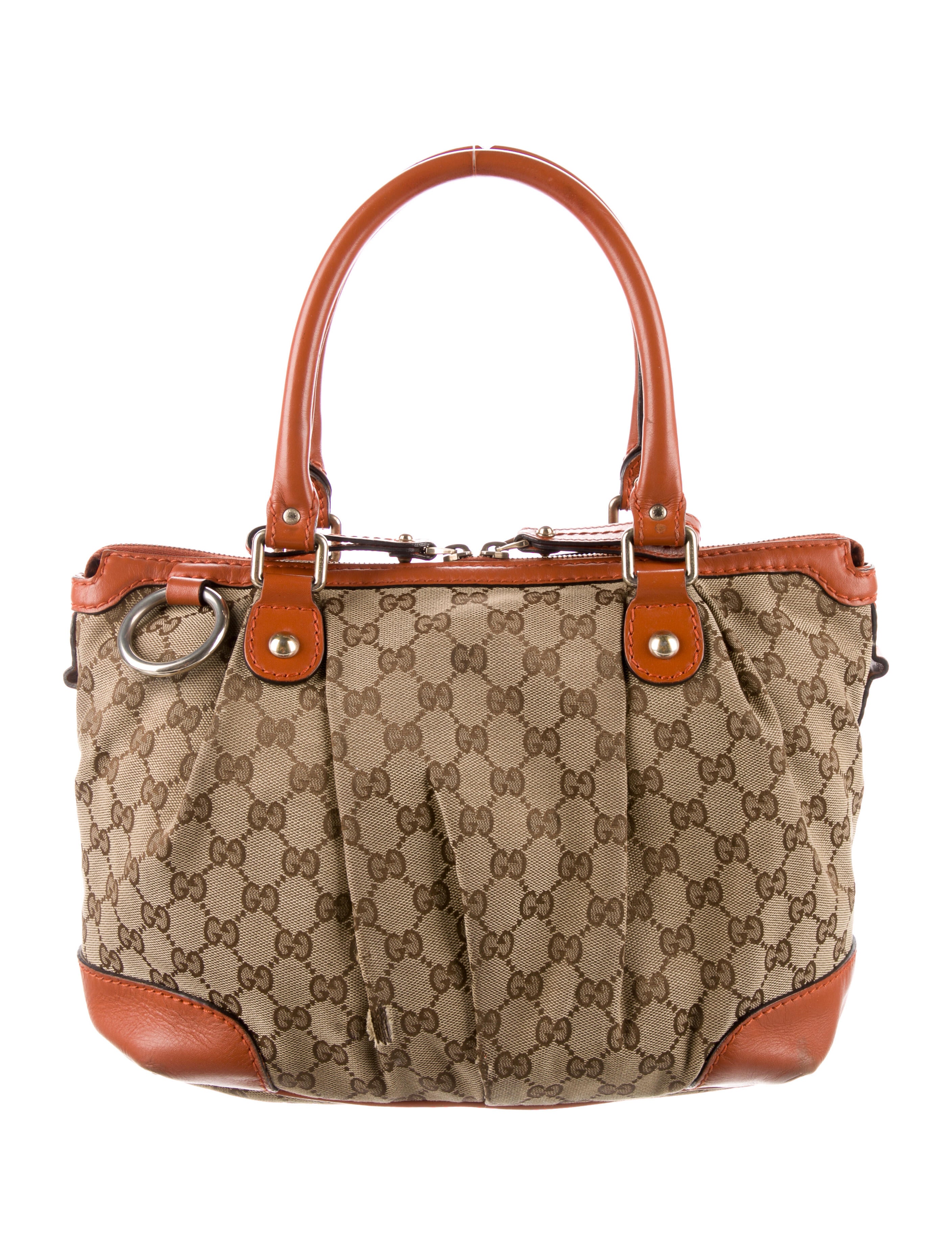 Gucci Small Snaffle Bit Shoulder Bag - Orange Shoulder Bags, Handbags ...