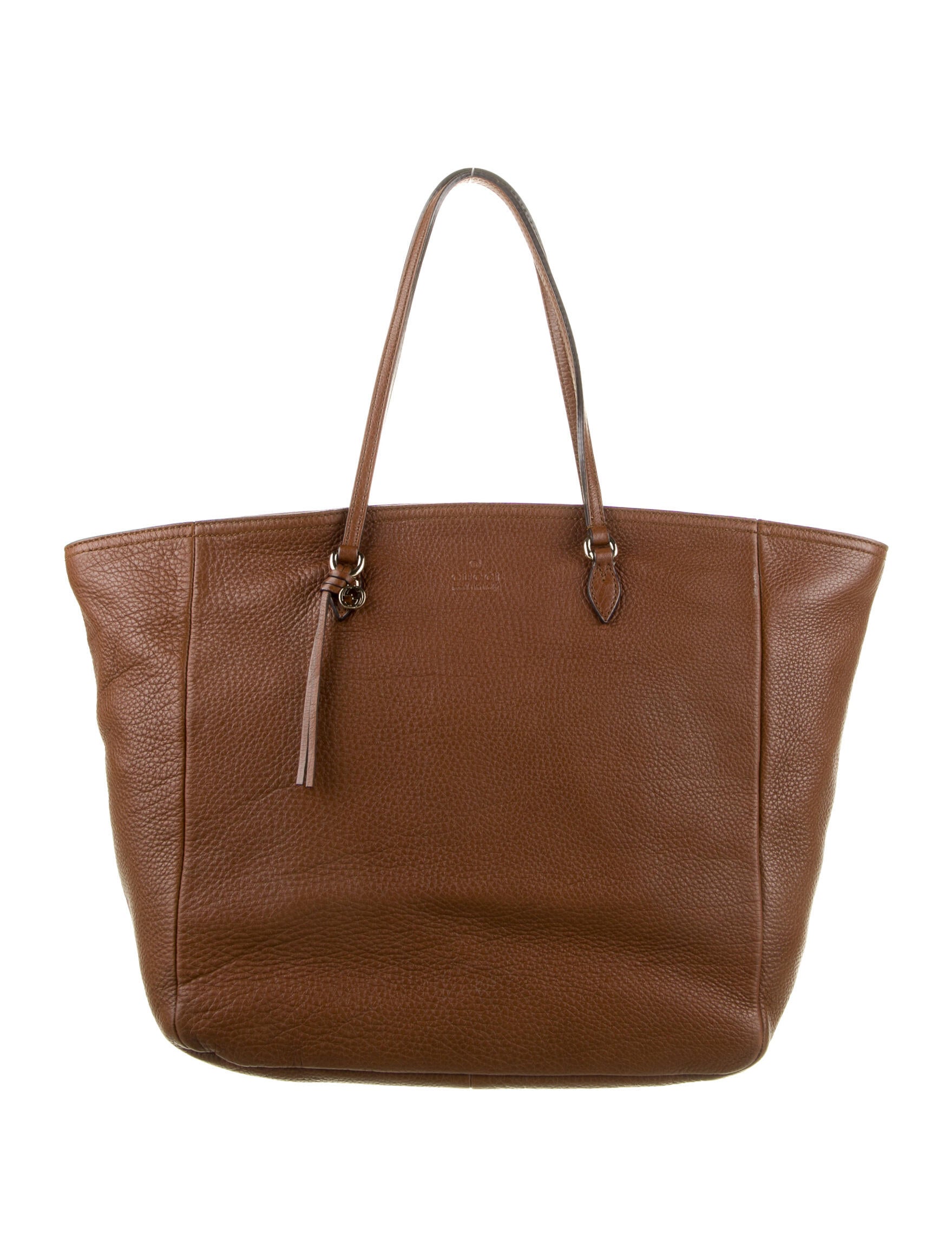 Gucci Medium Leather Bree Tote - Brown Totes, Handbags - GUC1031853 ...