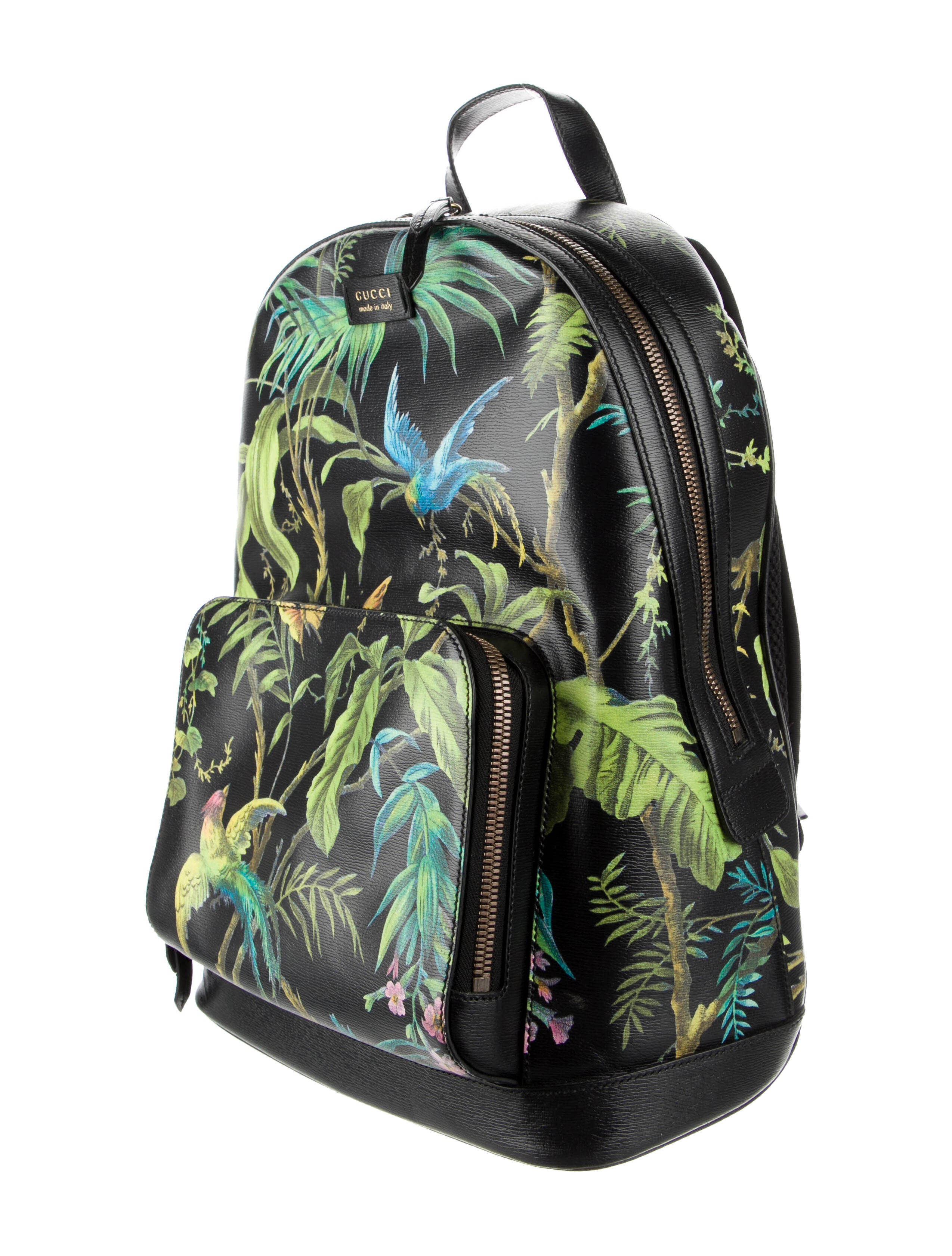 Gucci Flora Knight Print Backpack - Black Backpacks, Handbags ...