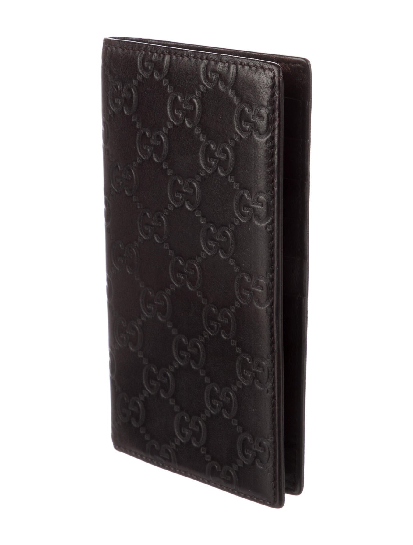 Gucci GG Signature Leather Bifold Wallet - Black Wallets, Accessories ...