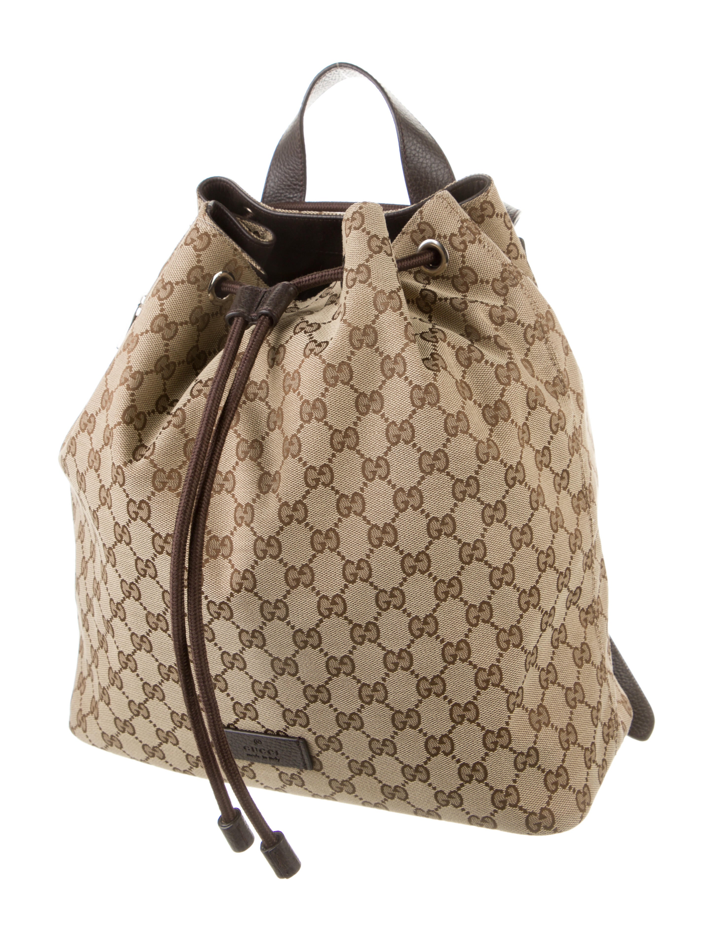 Gucci Neo Vintage GG Supreme Backpack - Brown Backpacks, Handbags ...
