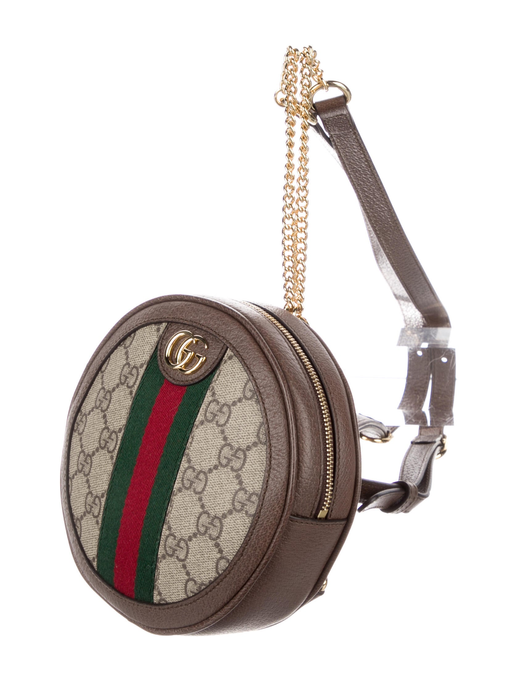 Gucci GG Supreme Mini Ophidia Round Backpack - Neutrals Backpacks ...