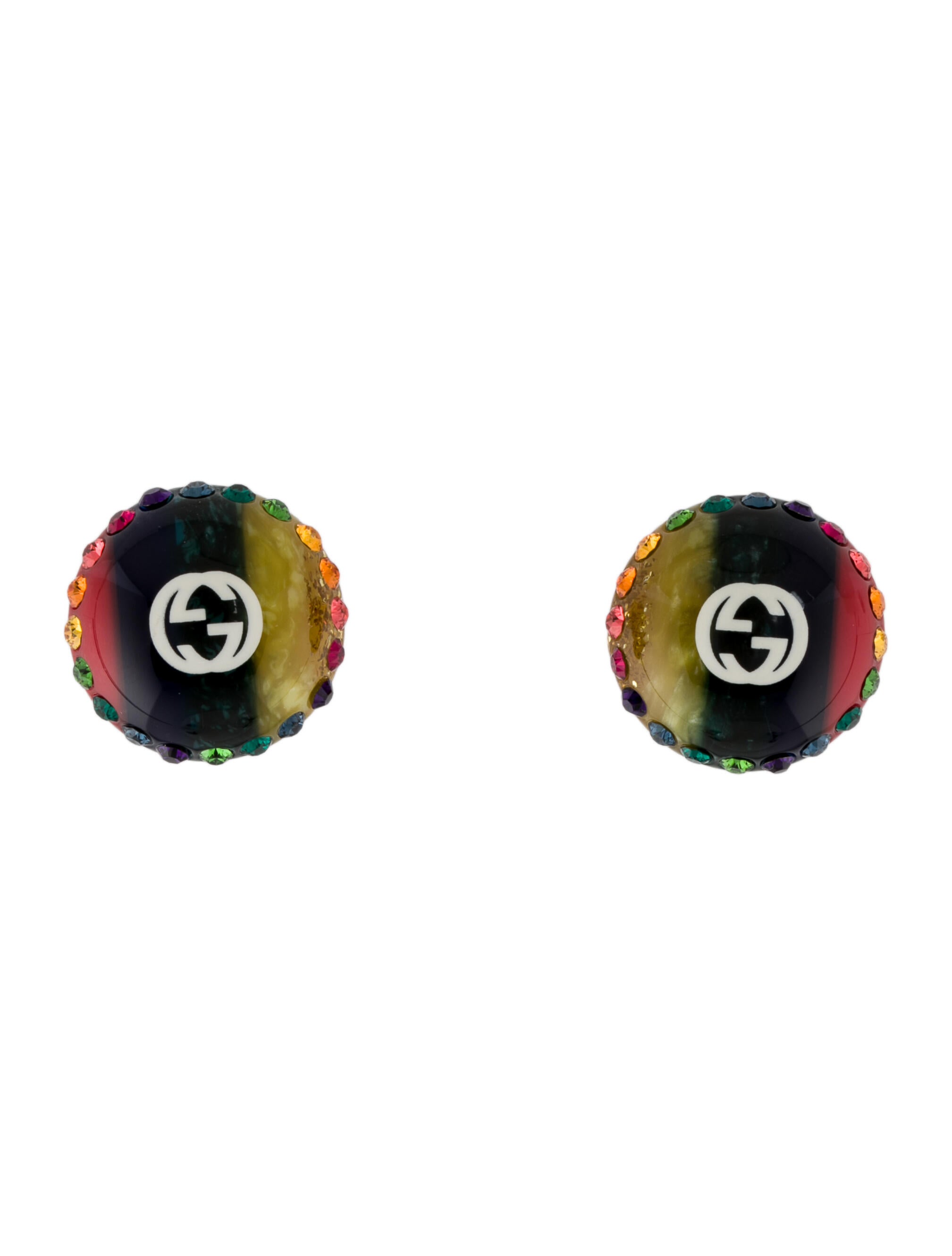 Gucci 18K Interlocking G Stud Earrings - 18K Yellow Gold Stud, Earrings ...