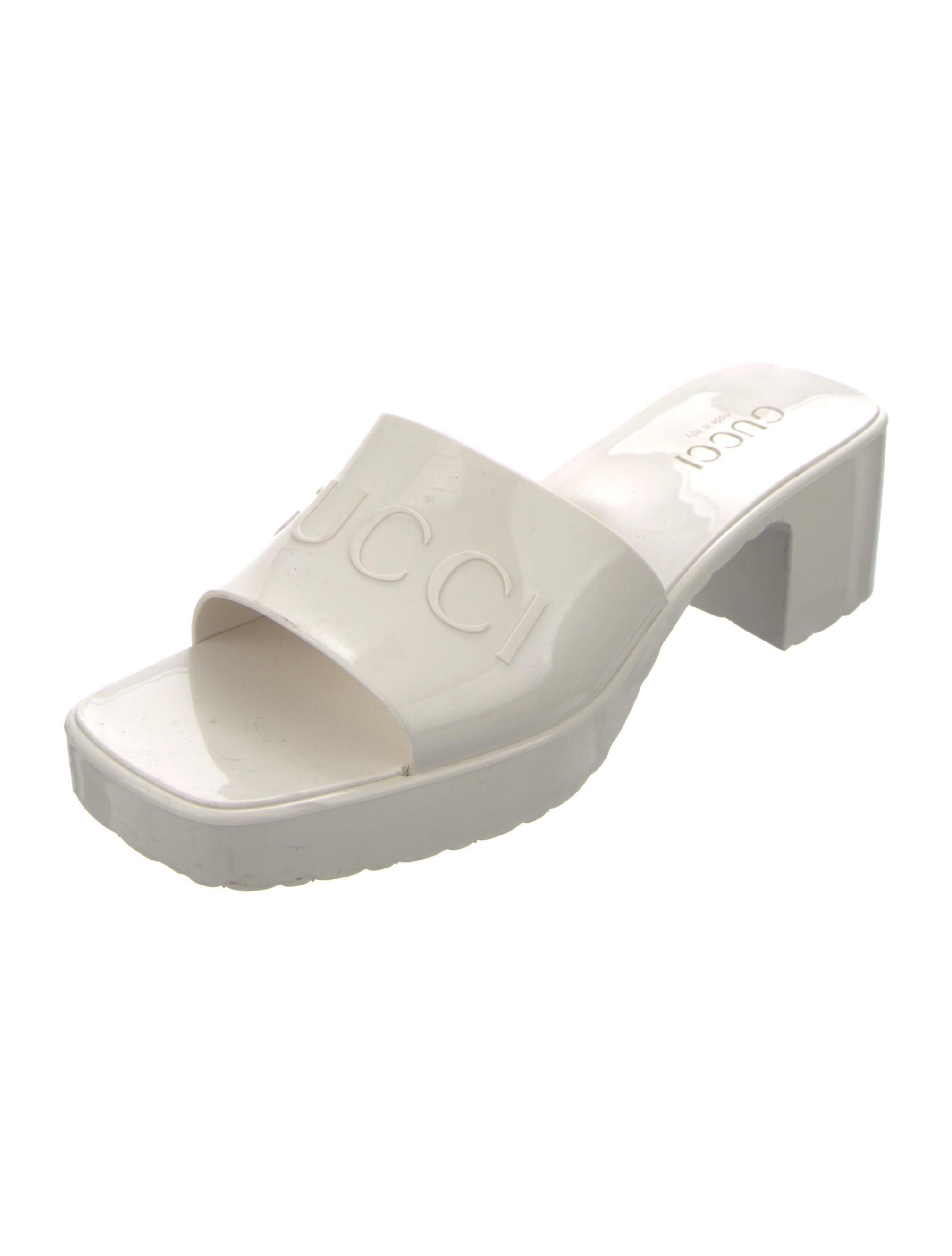 Gucci Platform Sandals - White Sandals, Shoes - GUC55322 | The RealReal