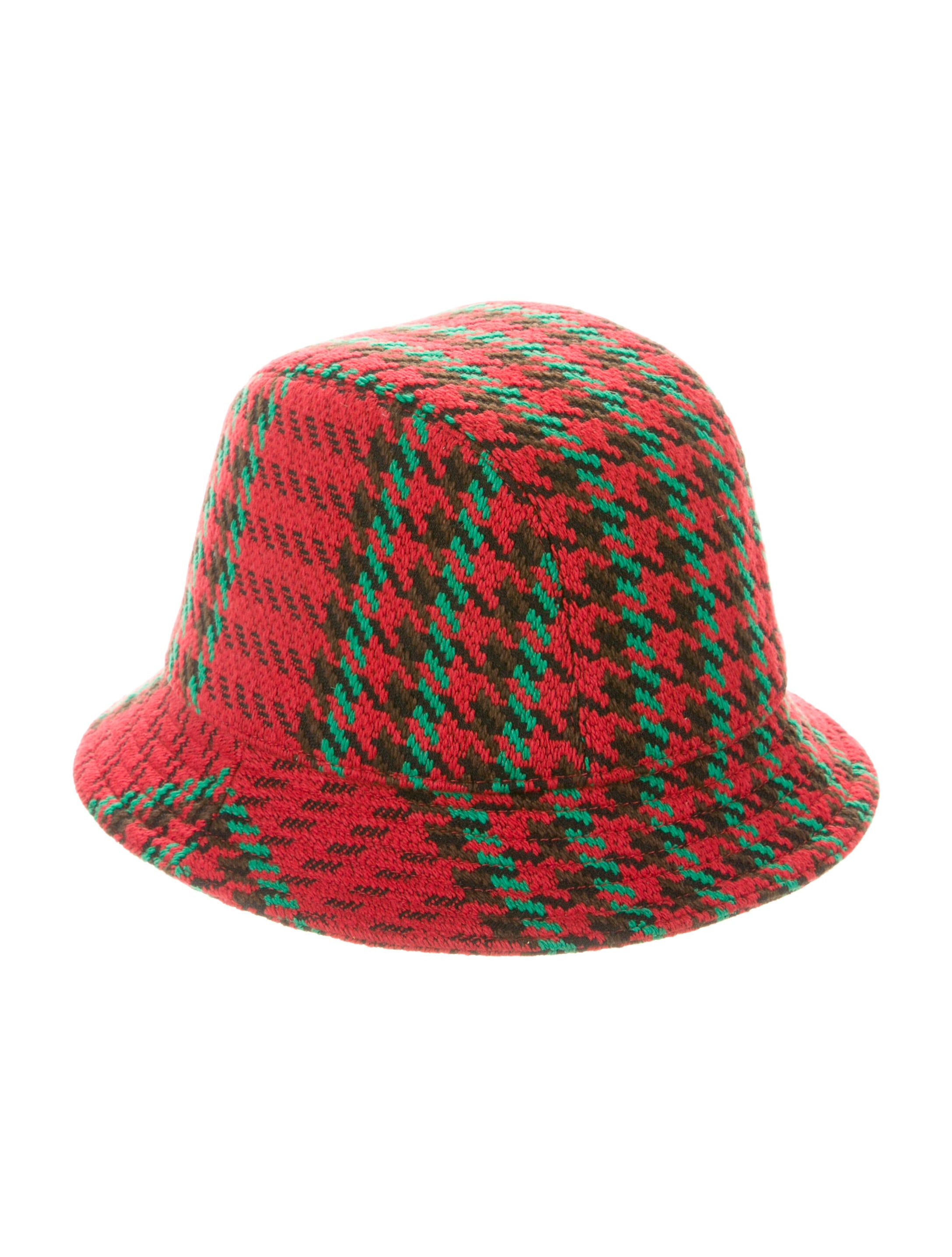 Gucci Wool Interlocking G Bucket Hat - Red Hats, Accessories ...