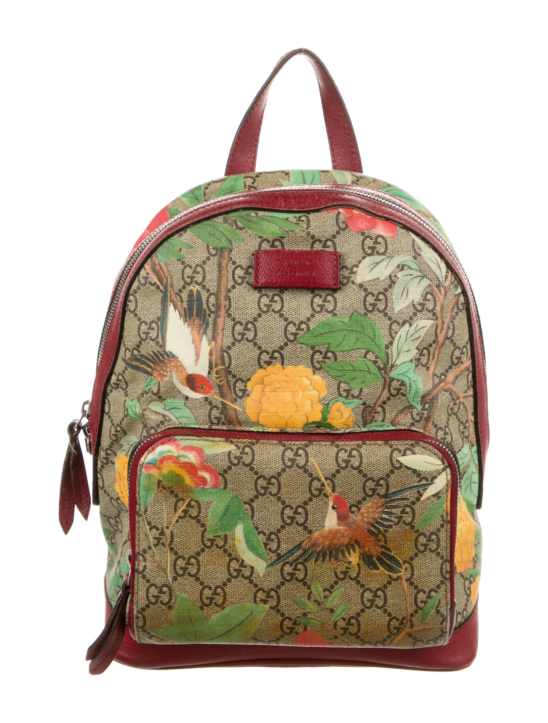 Gucci GG Canvas Jackie Backpack - Brown Backpacks, Handbags - GUC280517 ...