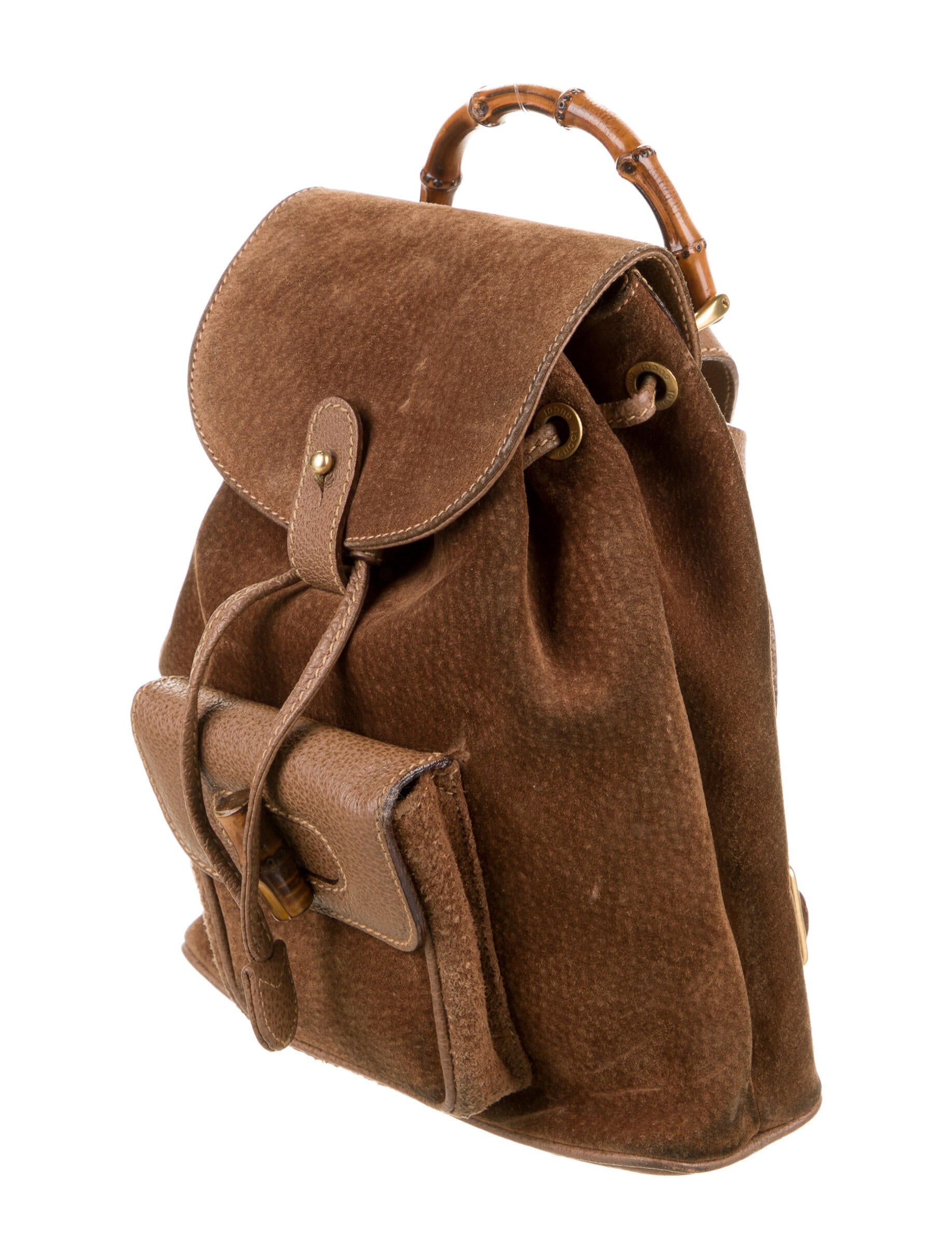 Gucci GG Canvas Jackie Backpack - Brown Backpacks, Handbags - GUC280517 ...