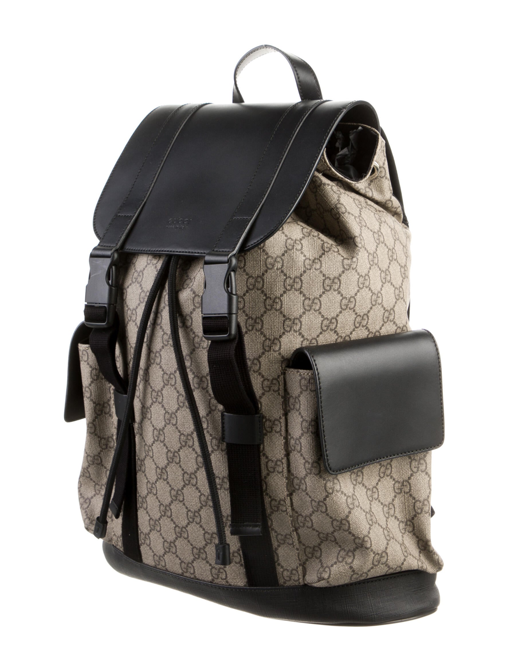 Gucci GG Supreme Soft Backpack - Grey Backpacks, Bags - GUC1153278 ...
