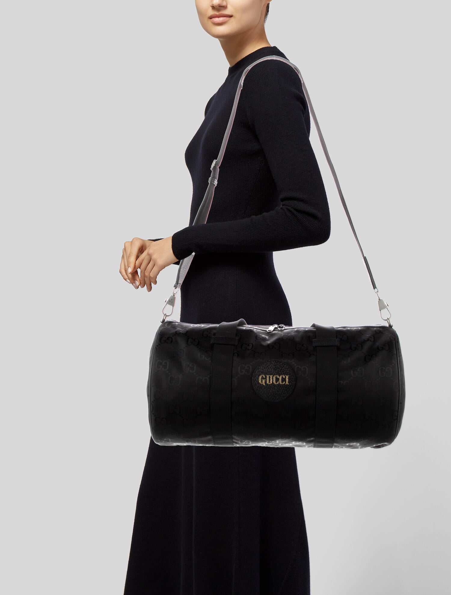 Gucci Off The Grid GG Nylon Duffle Bag - Black Weekenders, Bags ...