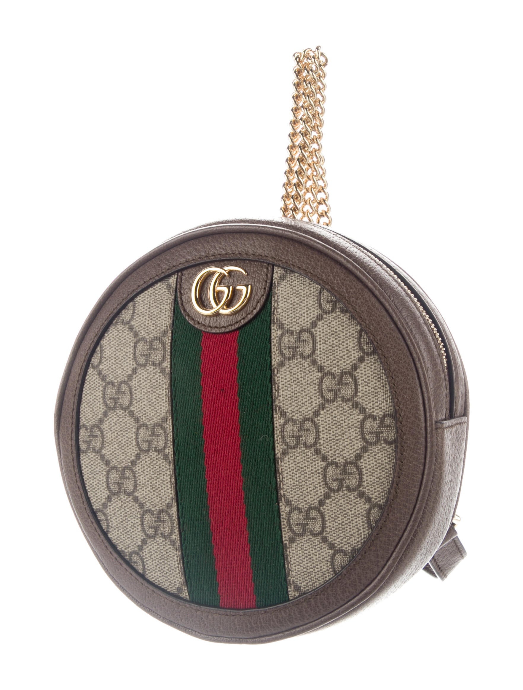Gucci GG Supreme Mini Ophidia Round Backpack - Brown Backpacks ...