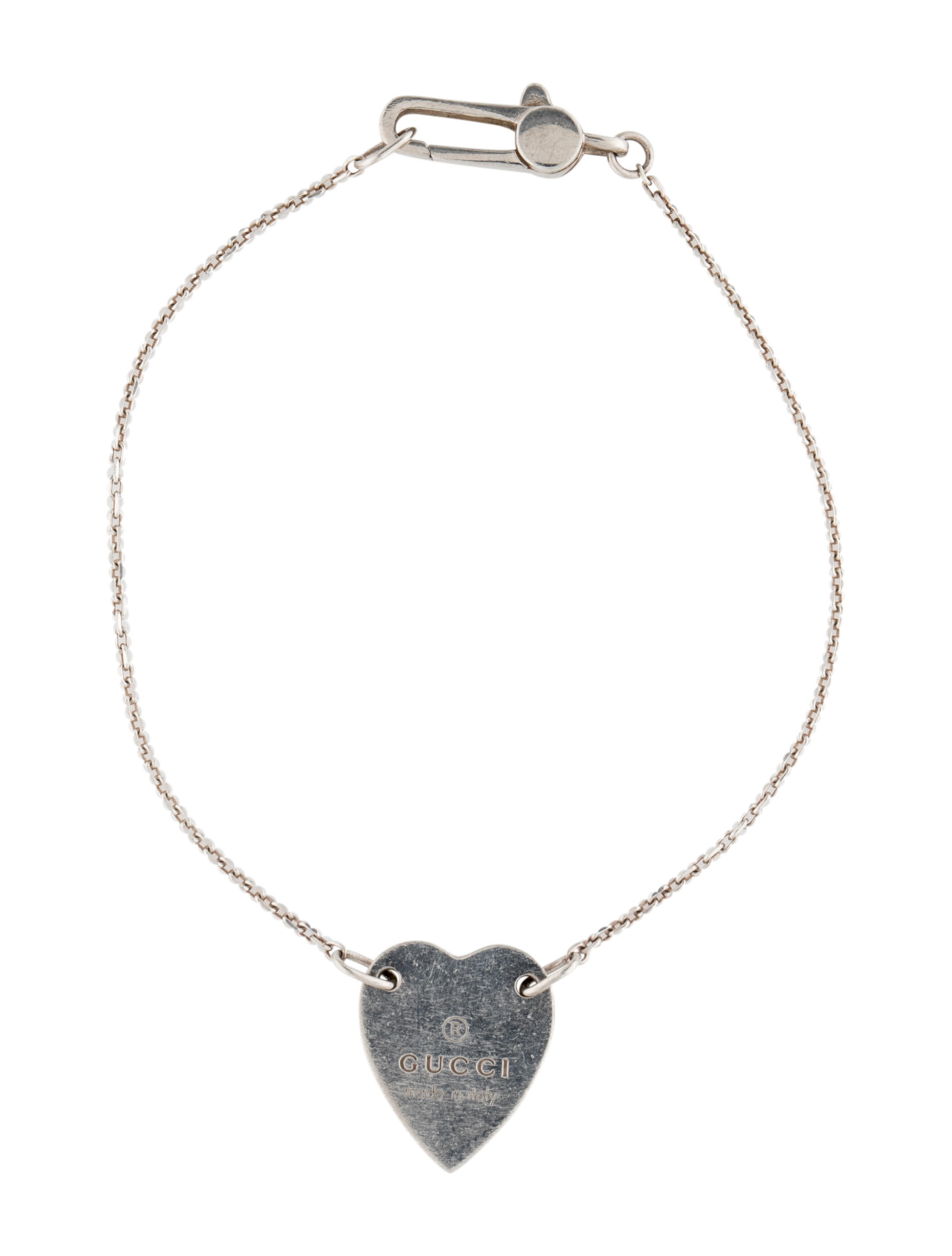 Gucci Trademark Charm Bracelet - Sterling Silver Charm, Bracelets ...