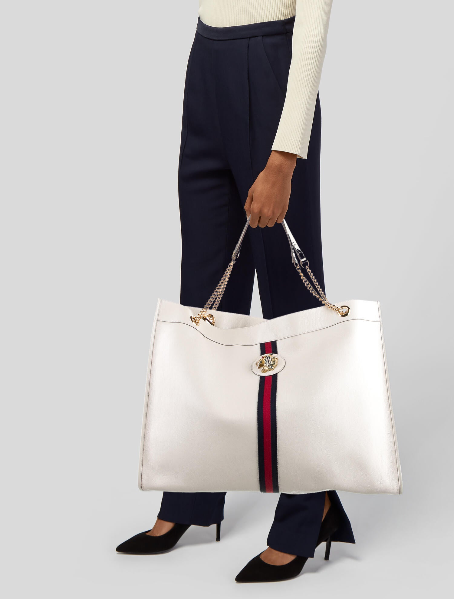 Gucci Large Rajah Tote - Neutrals Totes, Handbags - GUC1155344 | The ...