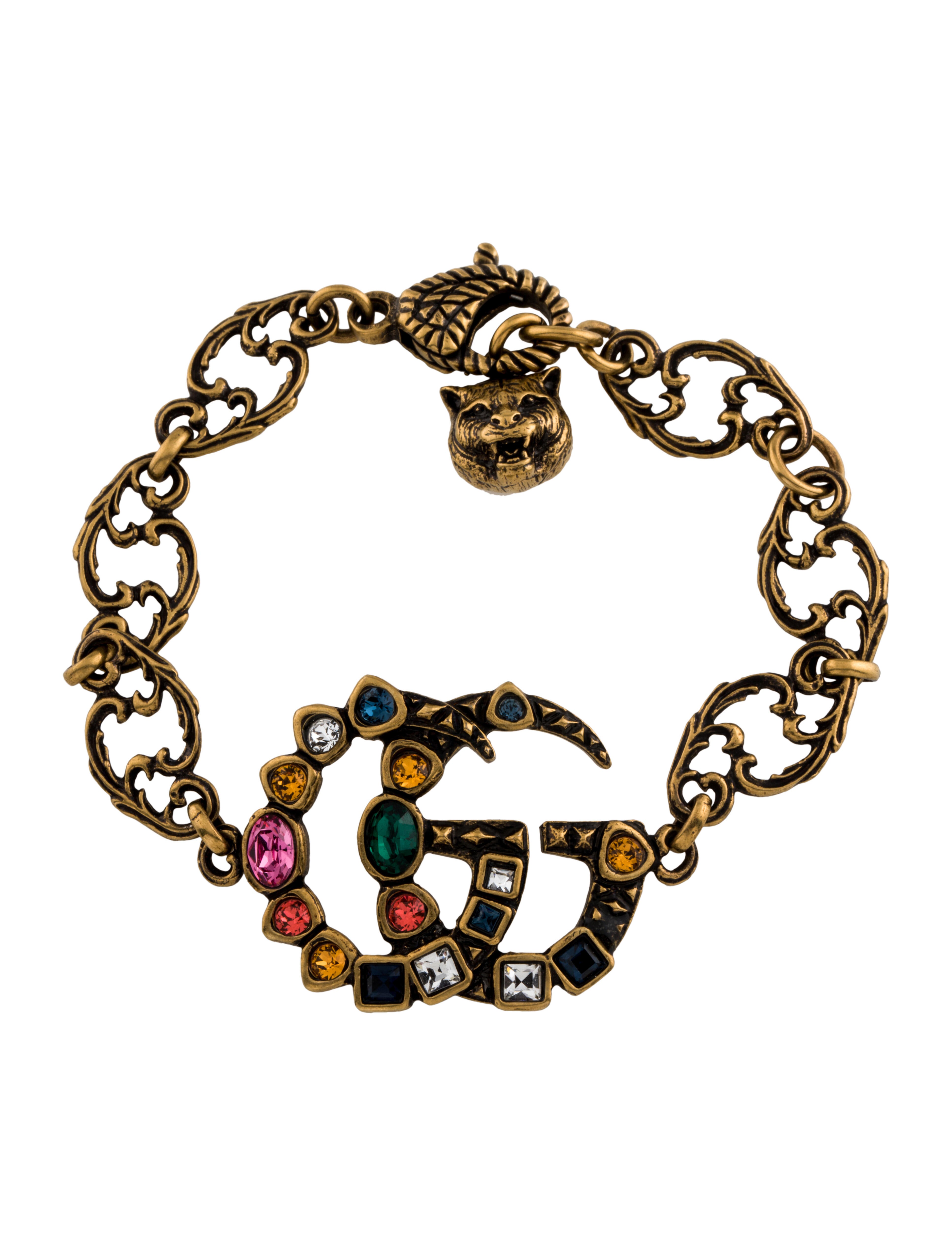 Gucci 18K Diamante Bracelet - 18K Yellow Gold Link, Bracelets ...
