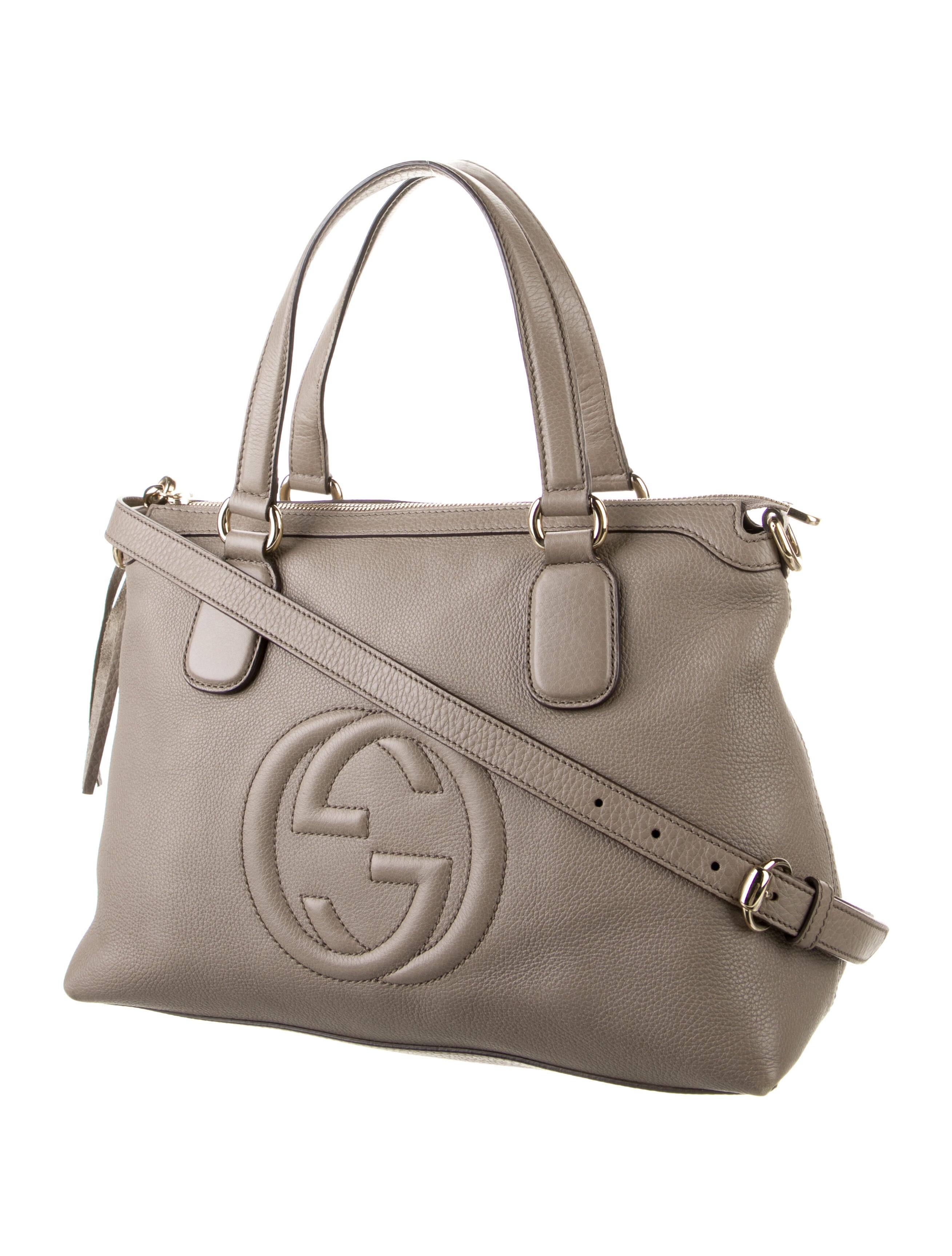 Gucci Small Soho Working Tote - Brown Totes, Handbags - GUC1173054 ...