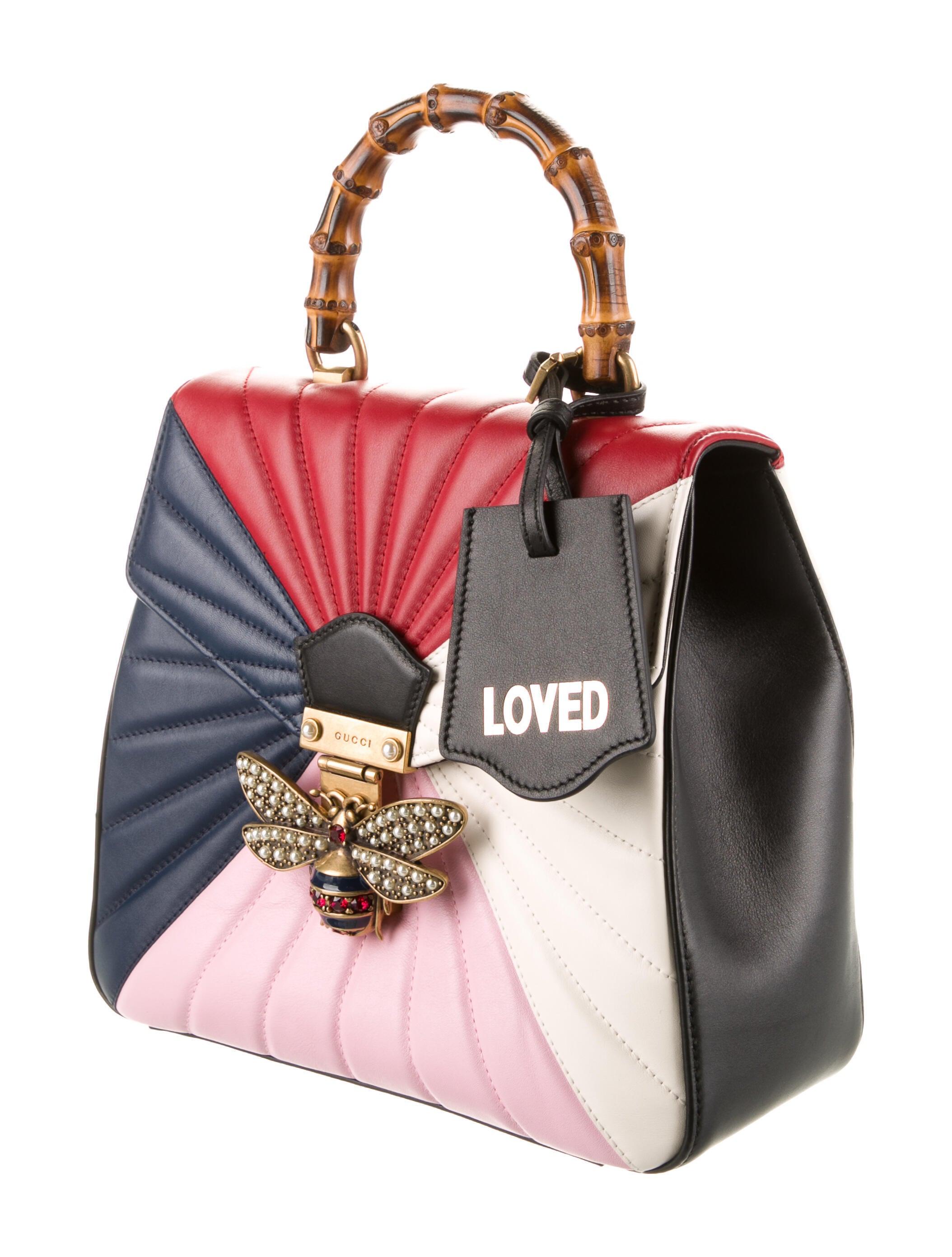 Gucci Queen Margaret Bamboo Handle Backpack - Backpacks, Handbags | The ...