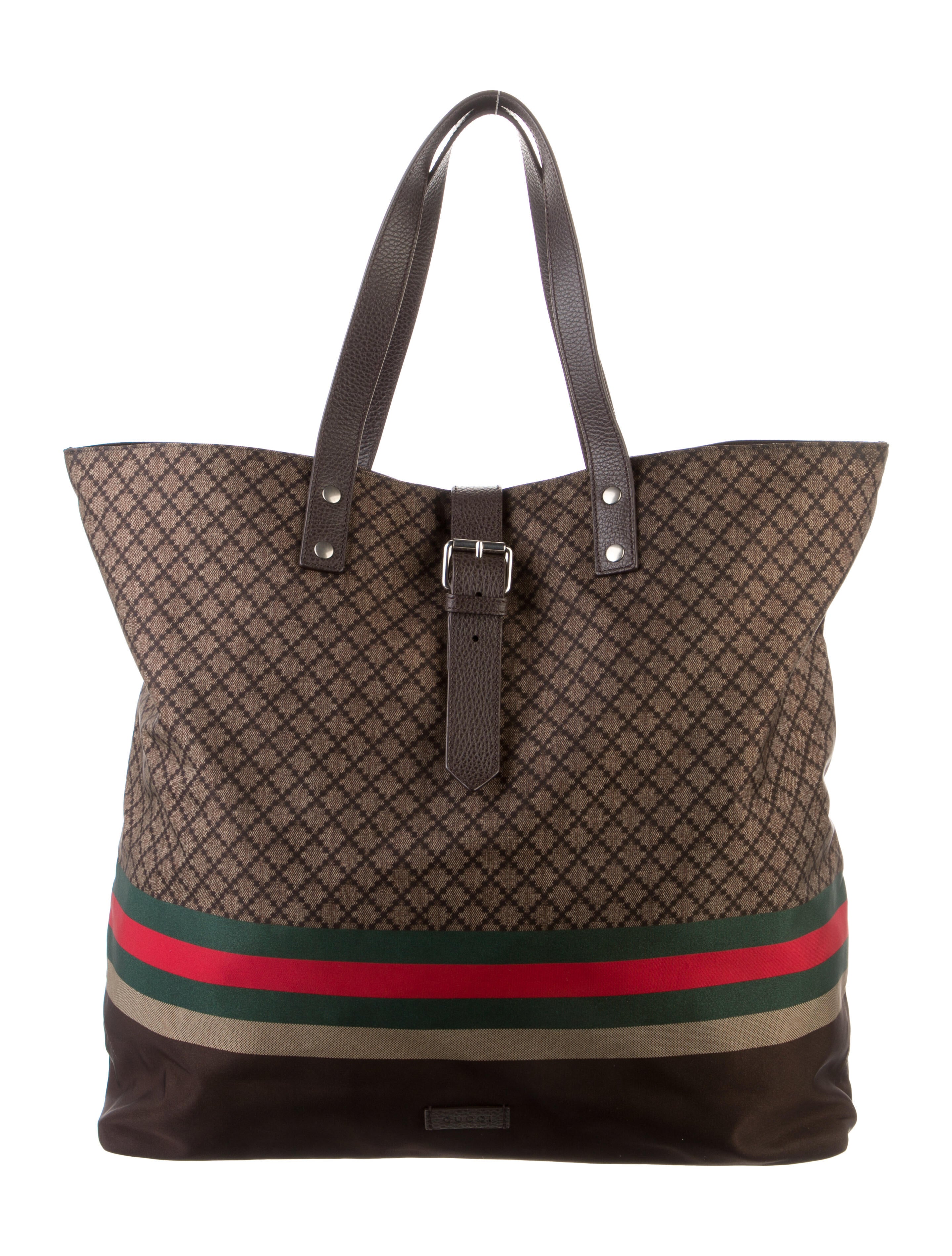 Gucci Medium Signature Loop Tote - White Totes, Handbags - GUC1082156 ...