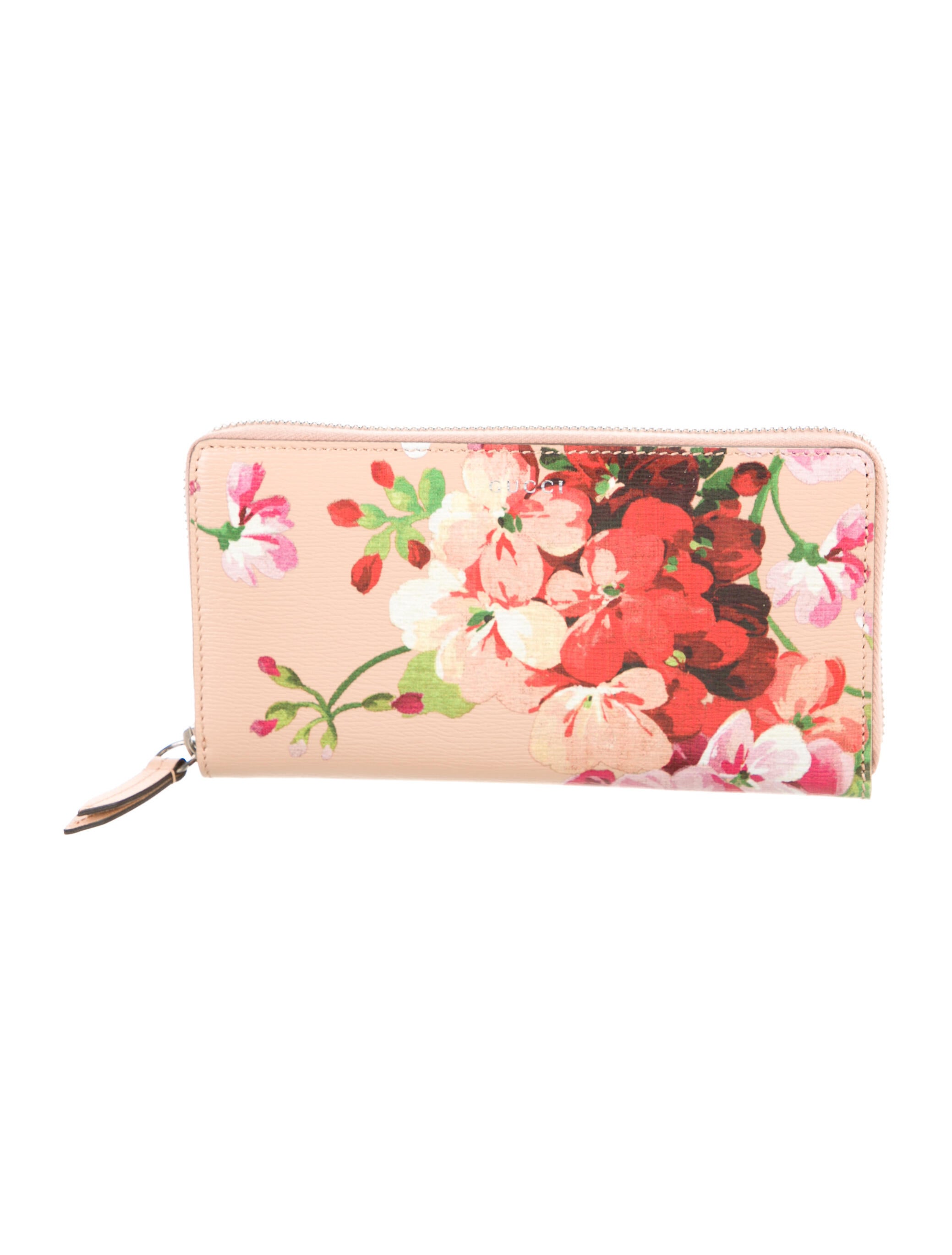 Gucci Blooms Print Continental Wallet - Pink Wallets, Accessories ...