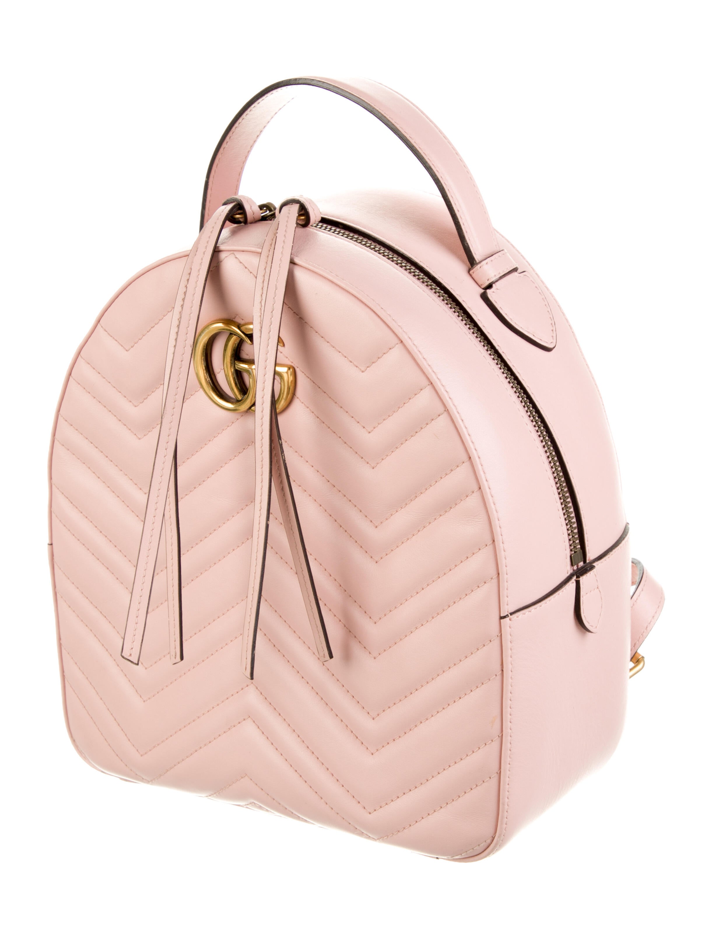 Gucci Vintage Mini Bamboo Backpack - Pink Backpacks, Handbags ...