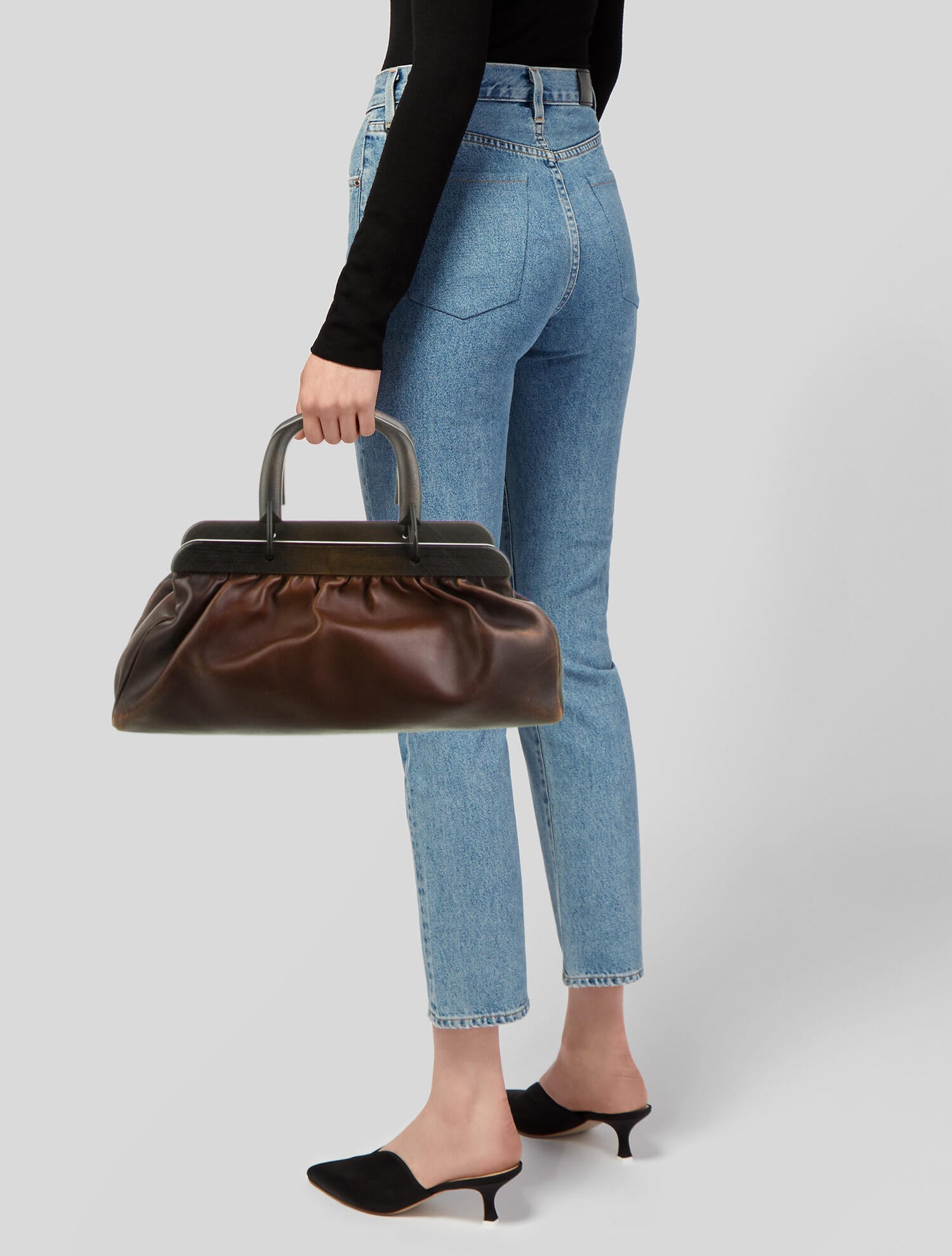 Gucci Studded Pelham Bag - Brown Handle Bags, Handbags - GUC64670 | The ...