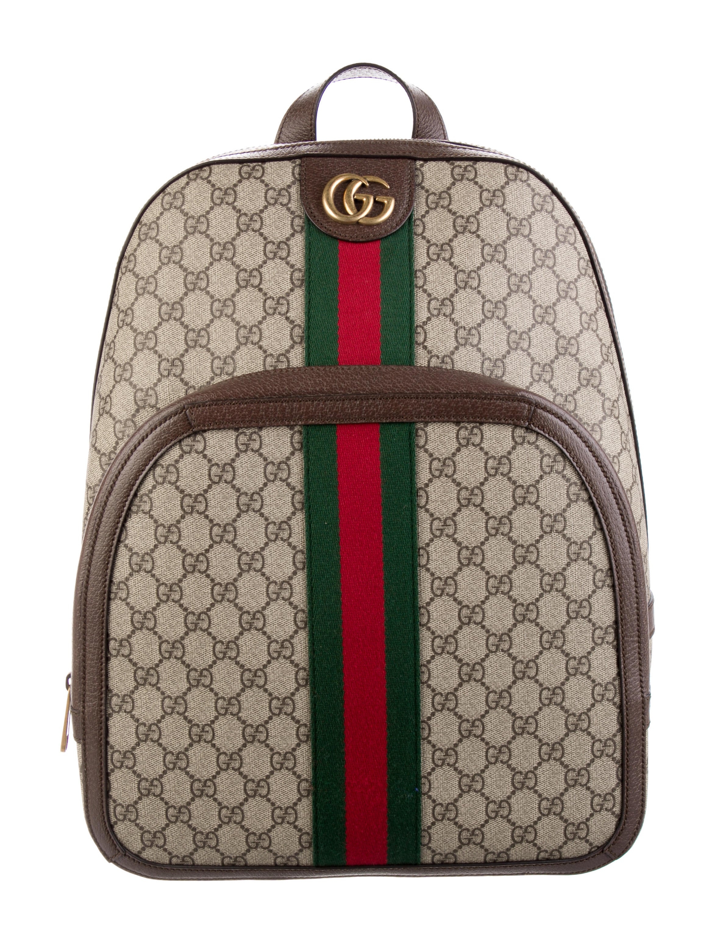 Gucci Signature Day Backpack - Green Backpacks, Bags - GUC835130 | The ...
