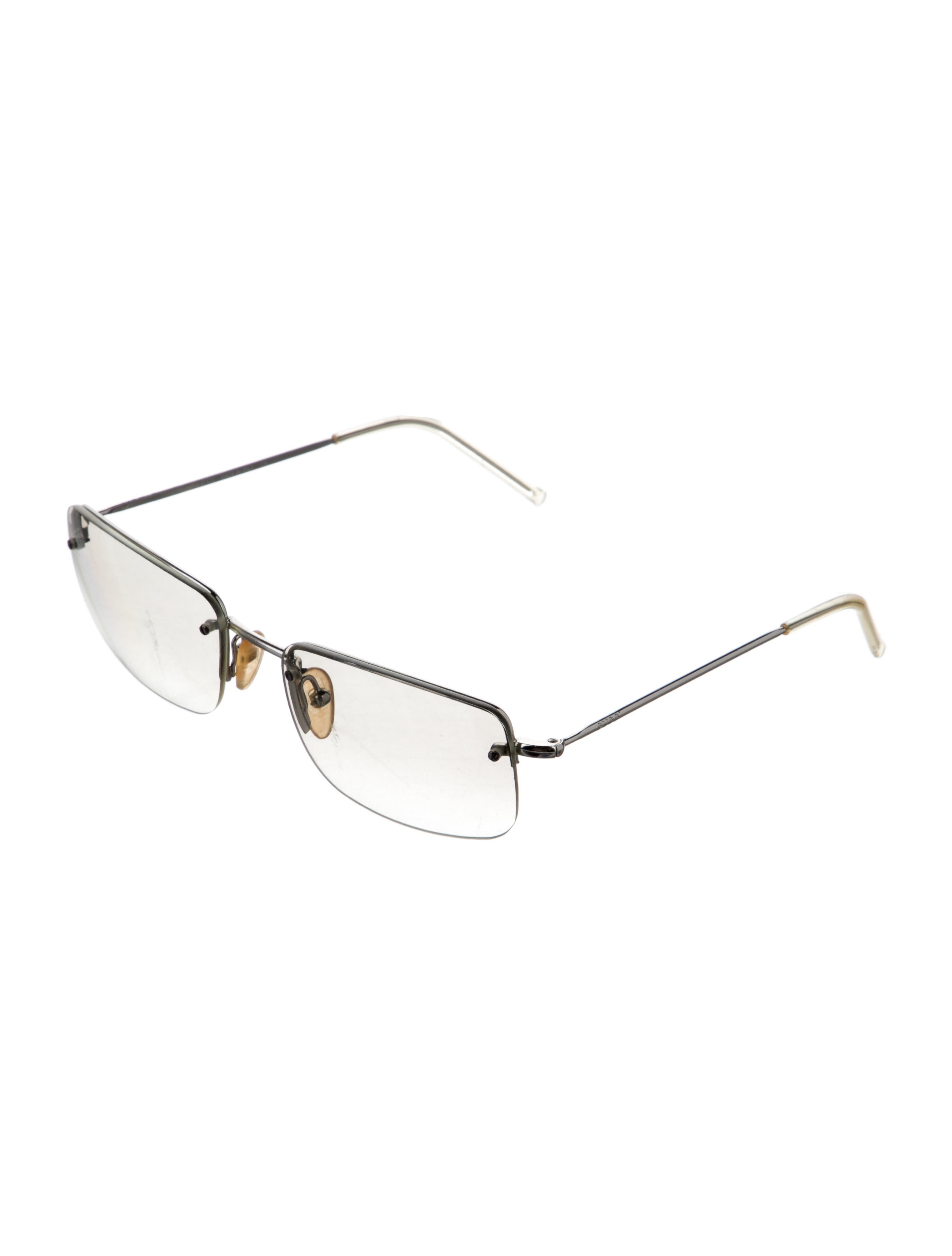 Gucci Square Eyeglasses - Silver Eyeglasses, Accessories - GUC1214468 ...